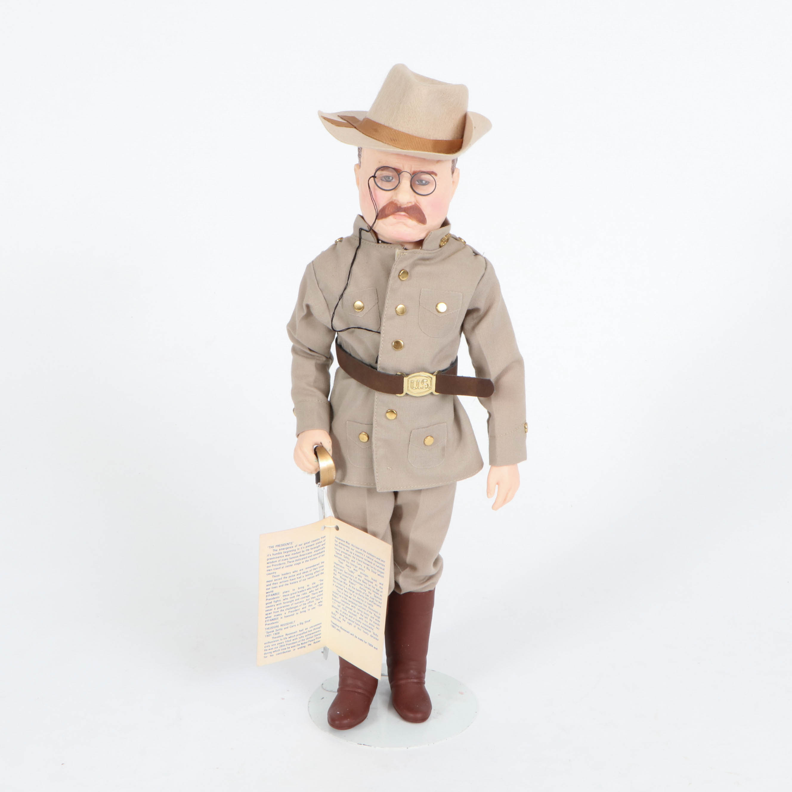 Effanbee Winston Churchill and Theodore Roosevelt Dolls, 1980s | EBTH