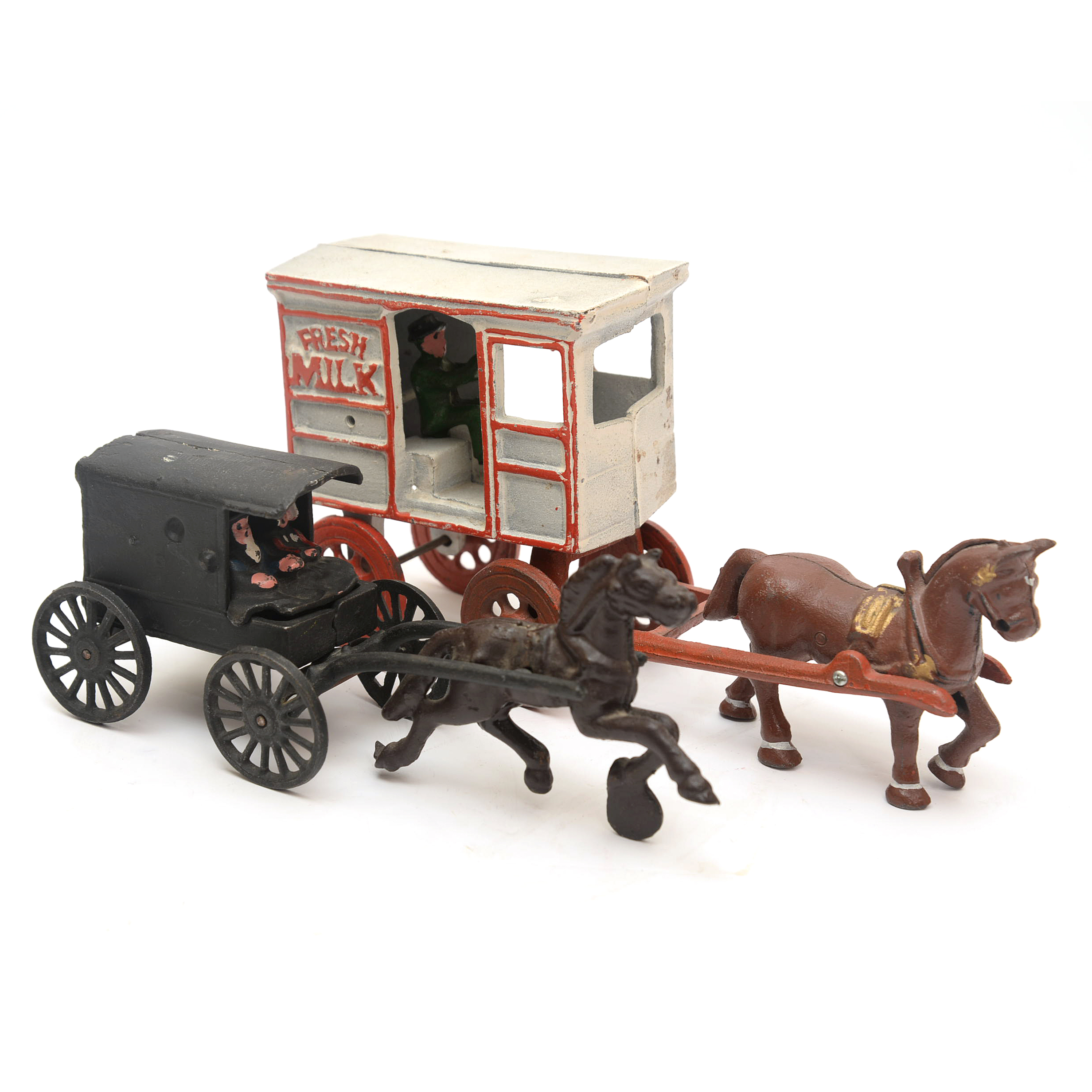 Cast Iron Toy Horse Drawn Carriages | EBTH