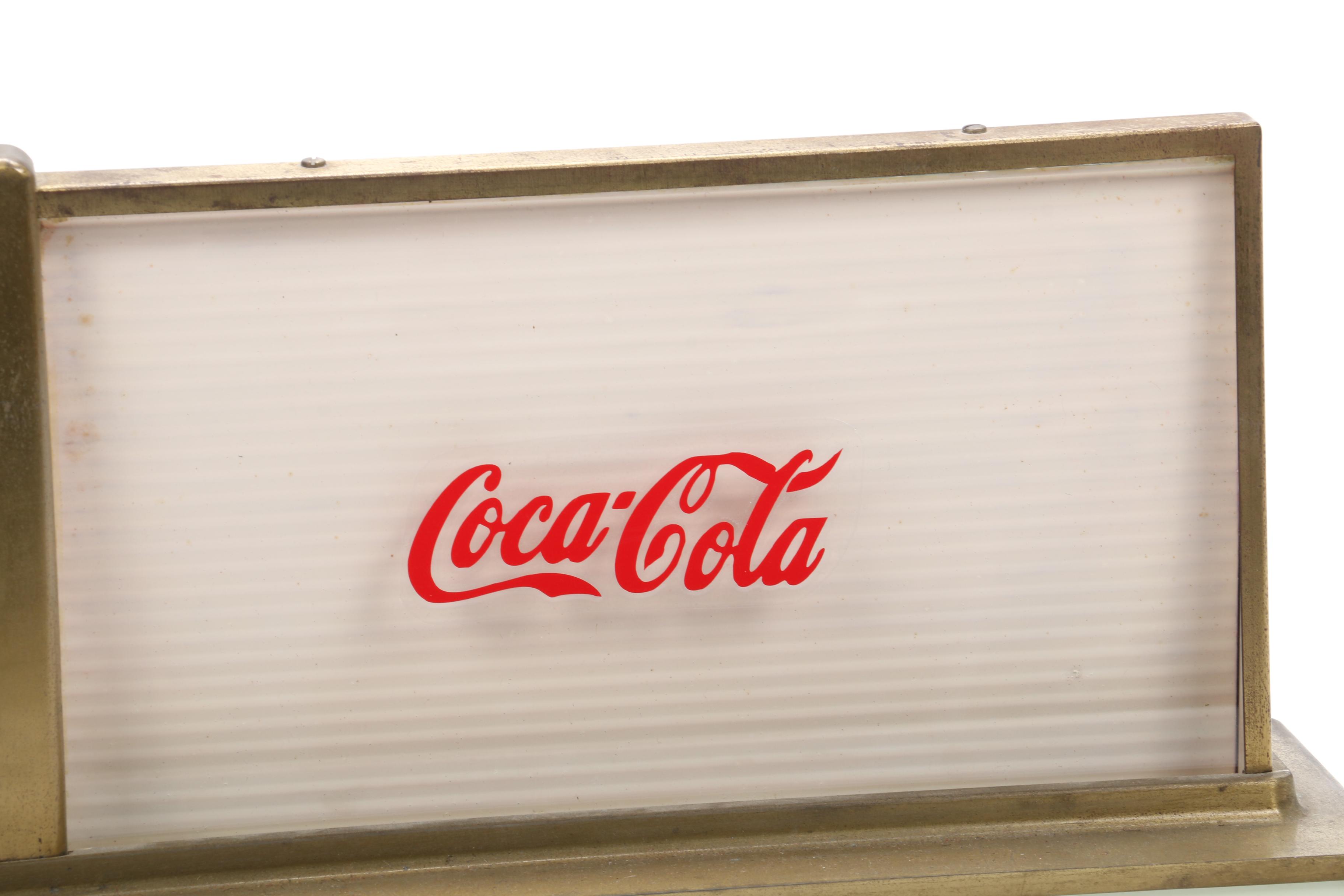 Price Brothers Coca-Cola Illuminated Counter Display Clock | EBTH