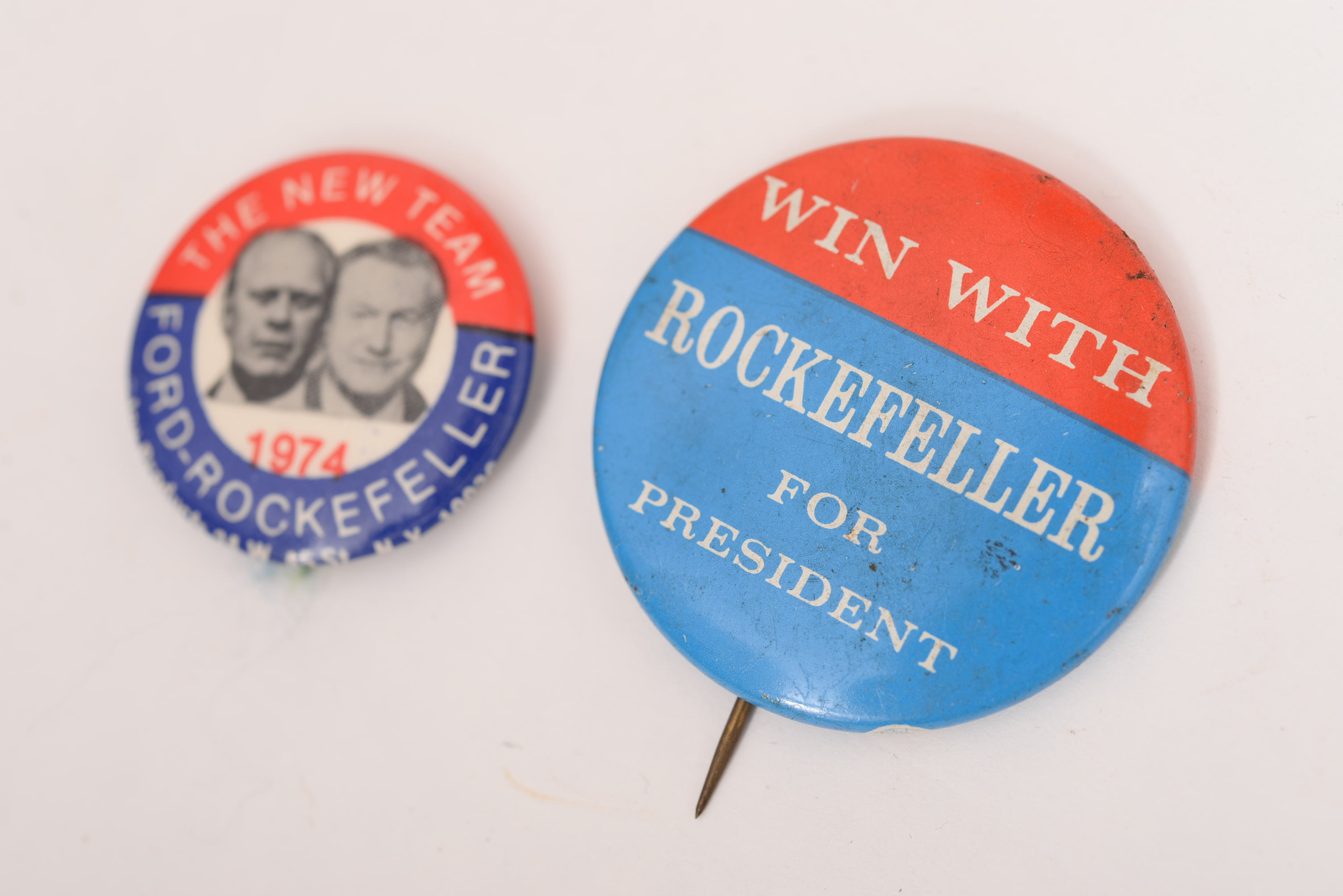 Rockefeller Pinbacks and Ford-Rockefeller Jugate Pins | EBTH