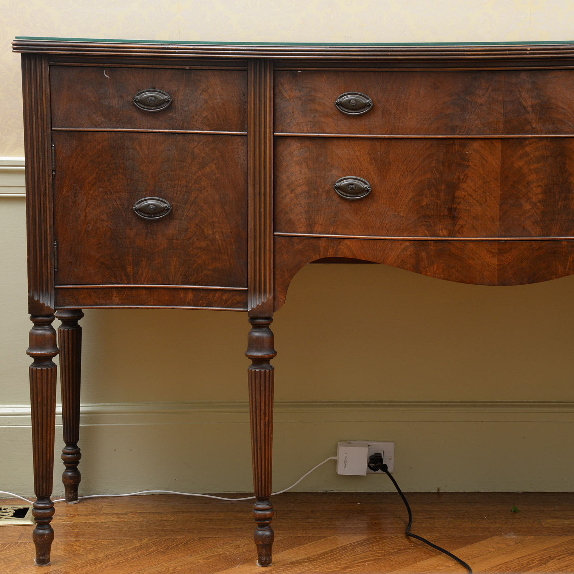 Federal Style Walnut Sideboard, Mid-20th Century | EBTH