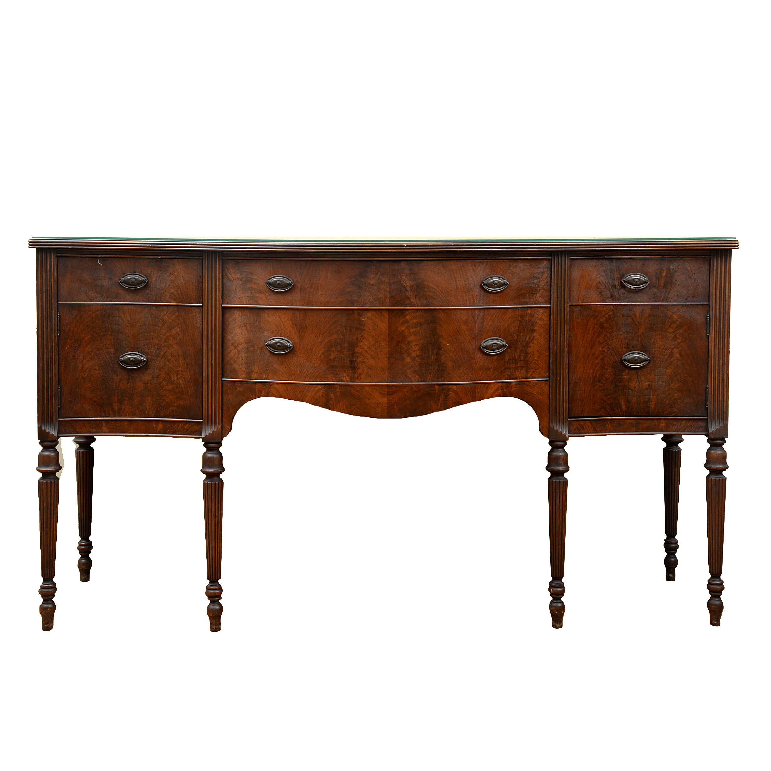 Federal Style Walnut Sideboard, Mid-20th Century | EBTH