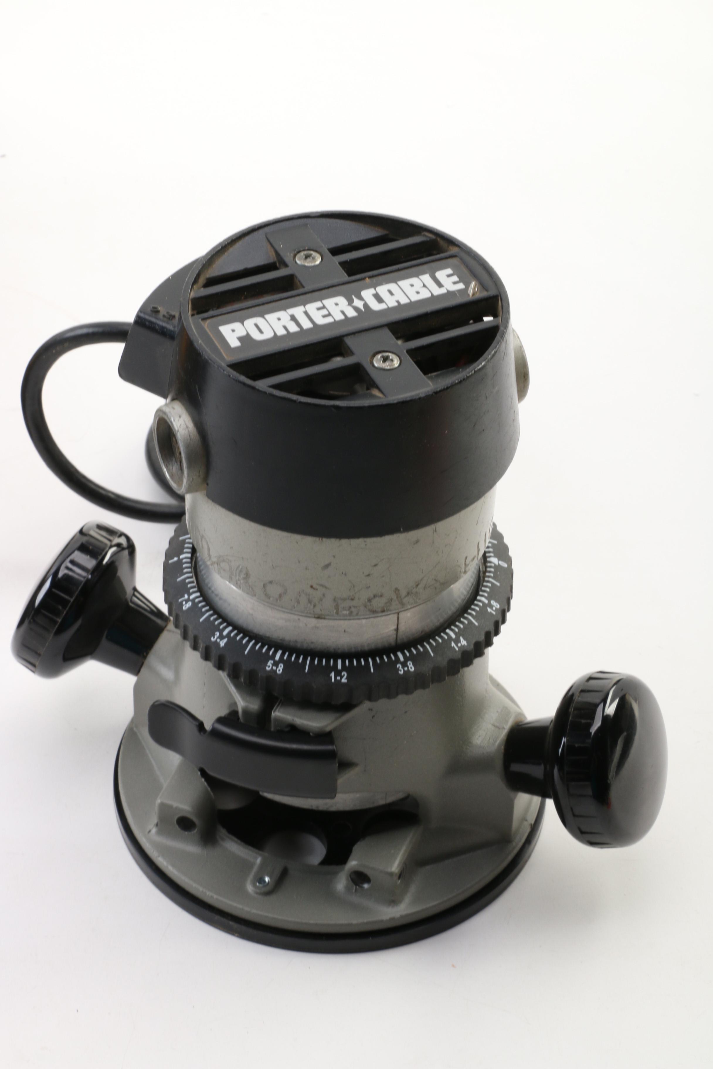 Porter-Cable Heavy Duty Router, Freud Mini Router, Jigs and Accessories ...