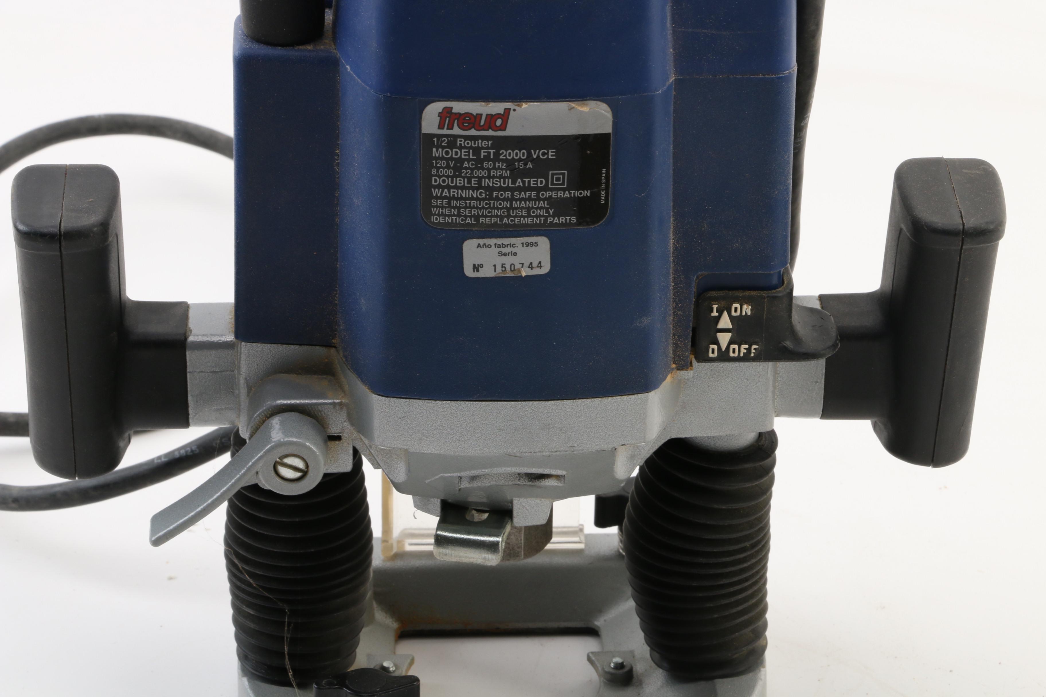 Bosch Fixed Base and Plunge Routers, Freud Router, Speed Controllers ...