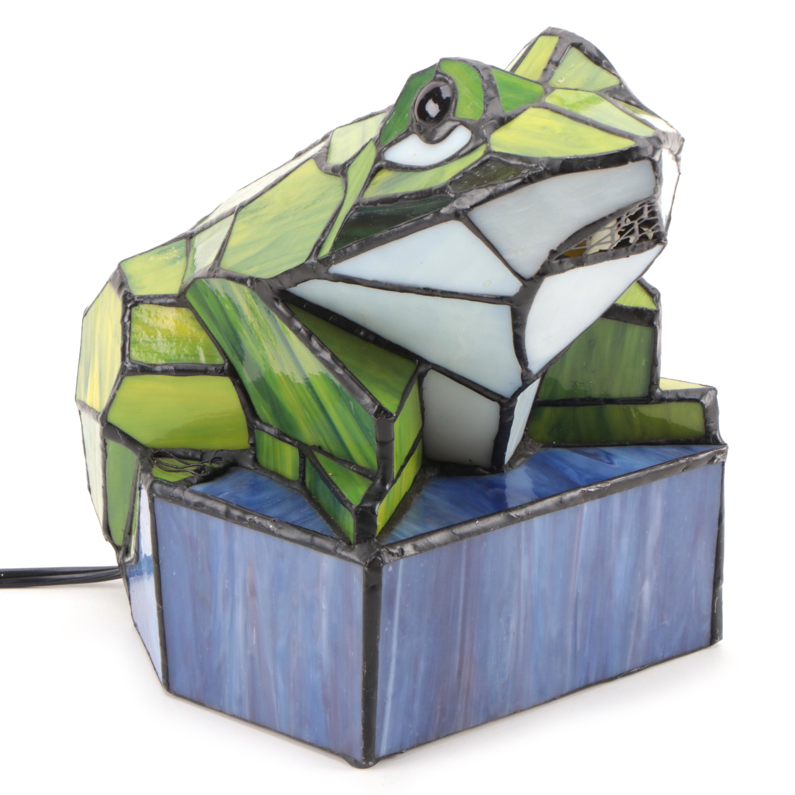 Stained Glass Frog Accent Lamp | EBTH