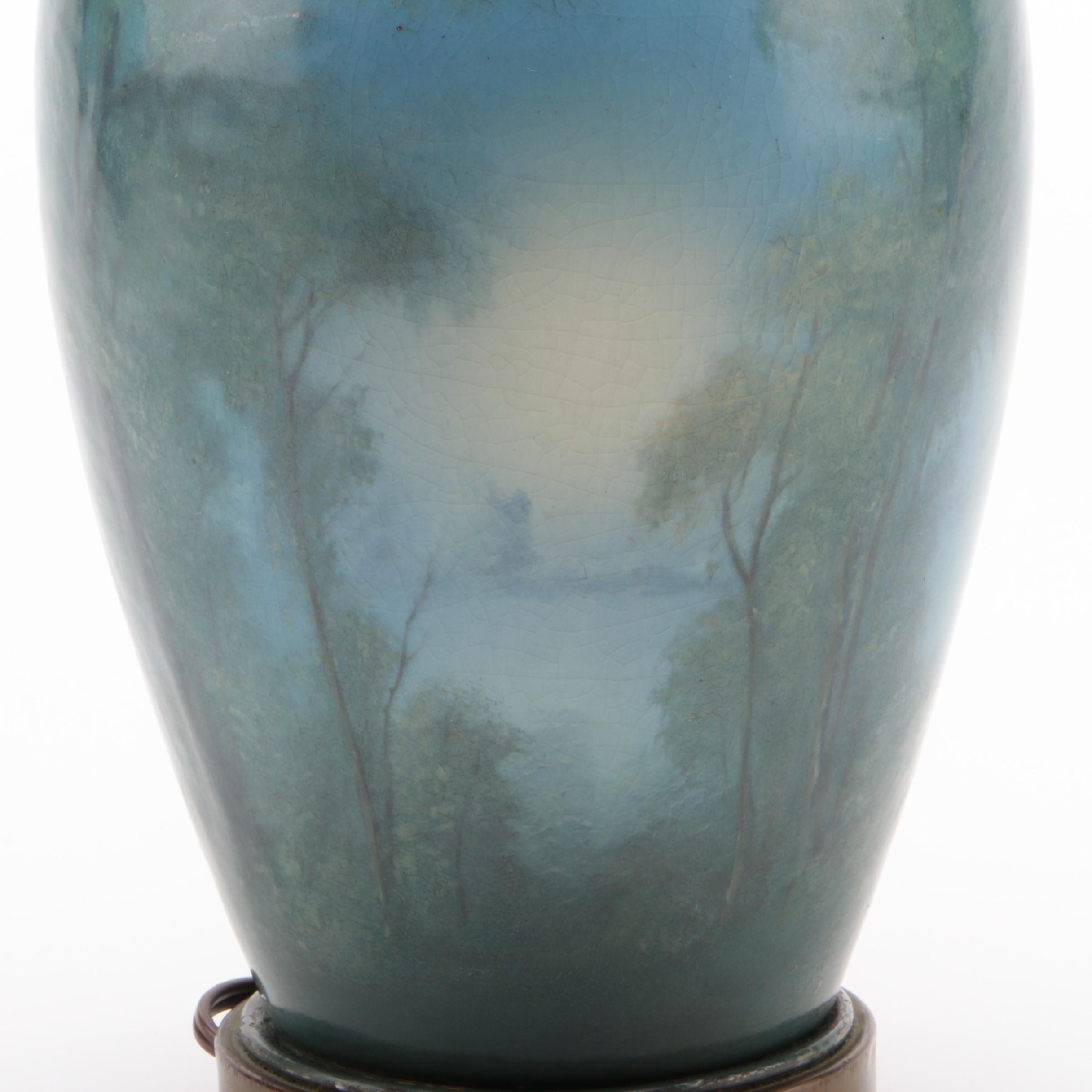 Edward George Diers for Rookwood Pottery Scenic Vellum Art Converted ...