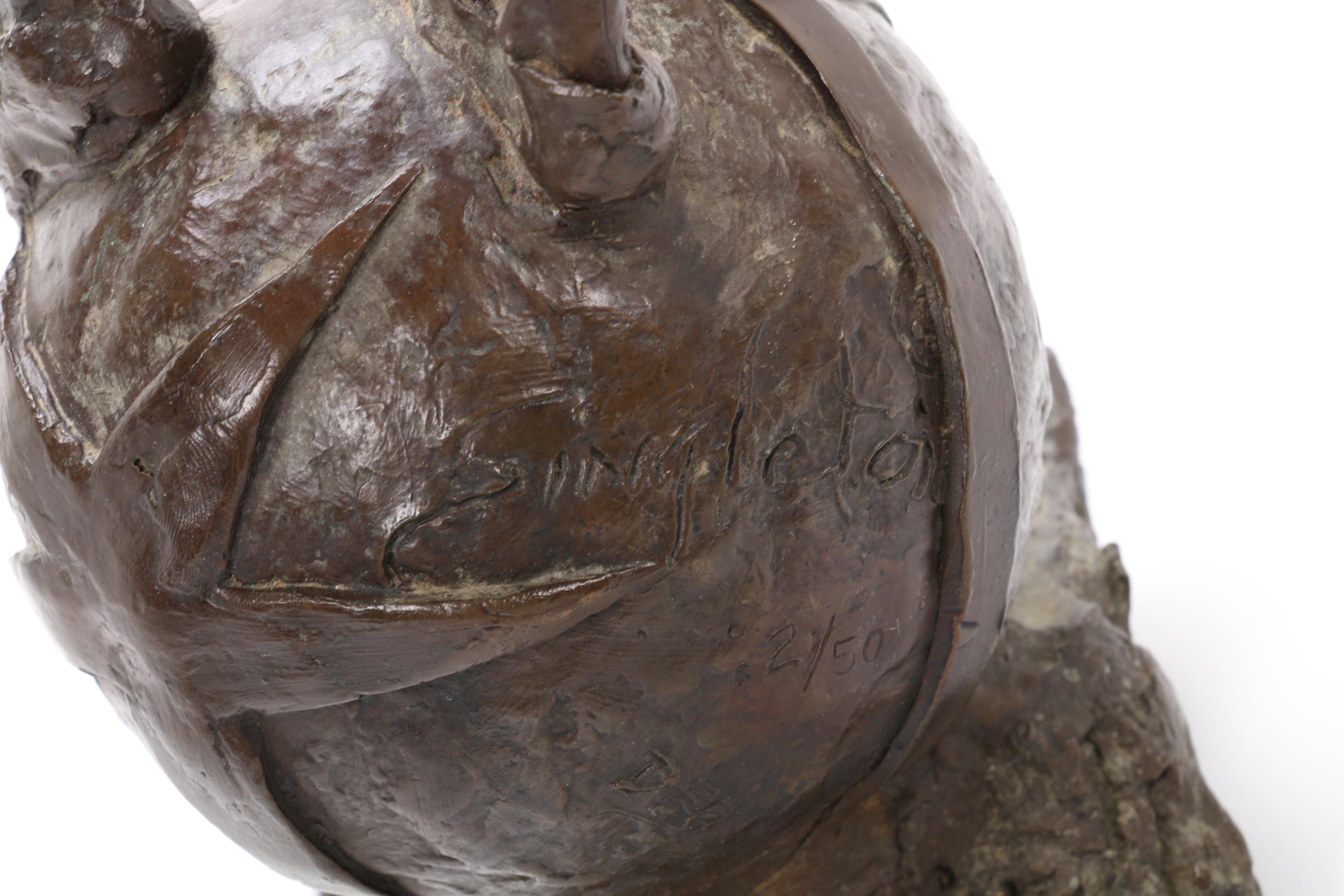 Gilbert "Gib" Singleton Bronze Sculpture of Acrobat | EBTH