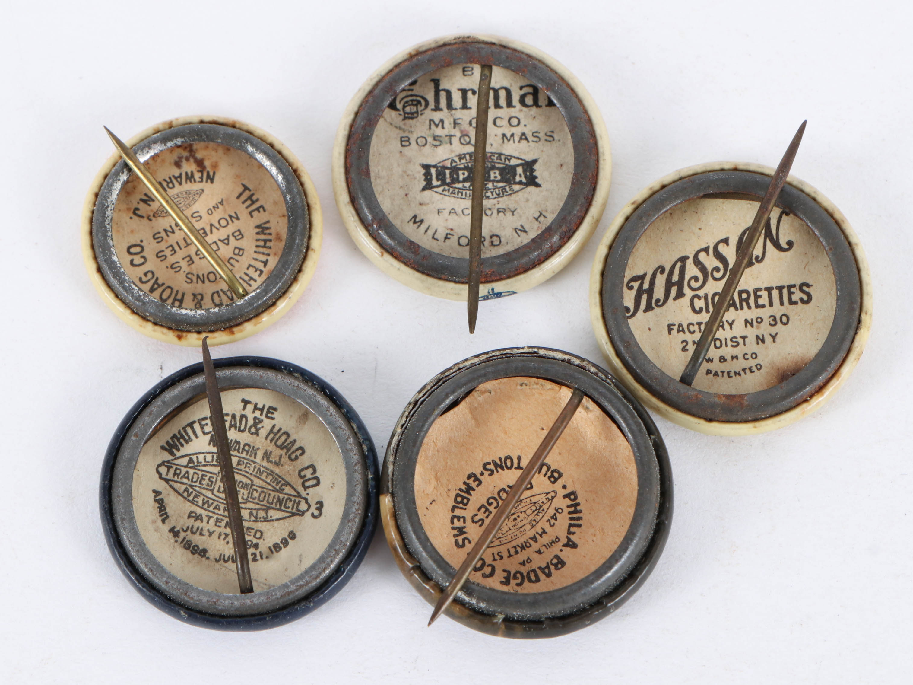 Woodrow Wilson Campaign Pinbacks and Enamel Pin, Early 20th Century | EBTH