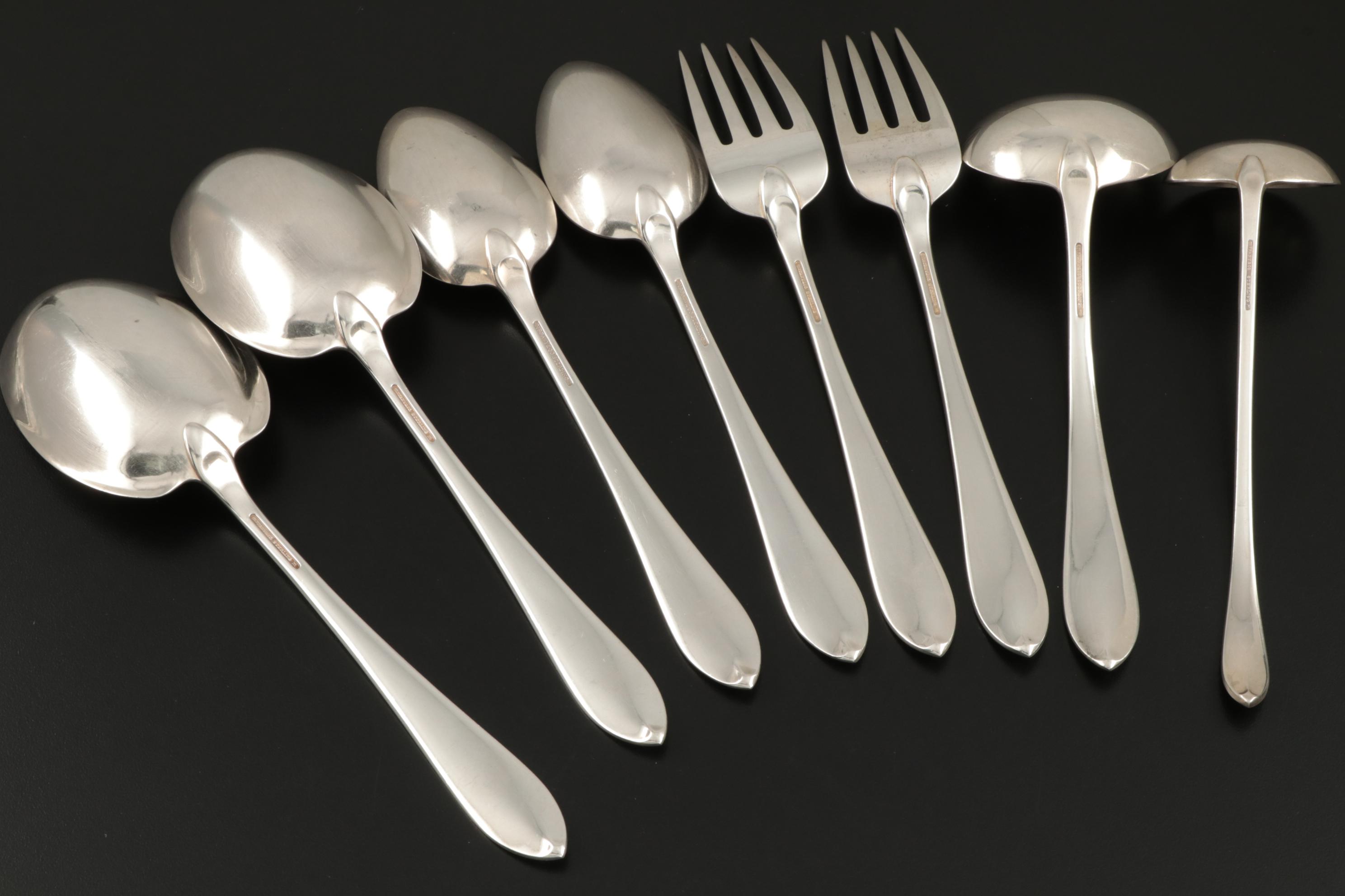 Tiffany & Co. "Faneuil" Sterling Silver Flatware and Serving Utensils ...
