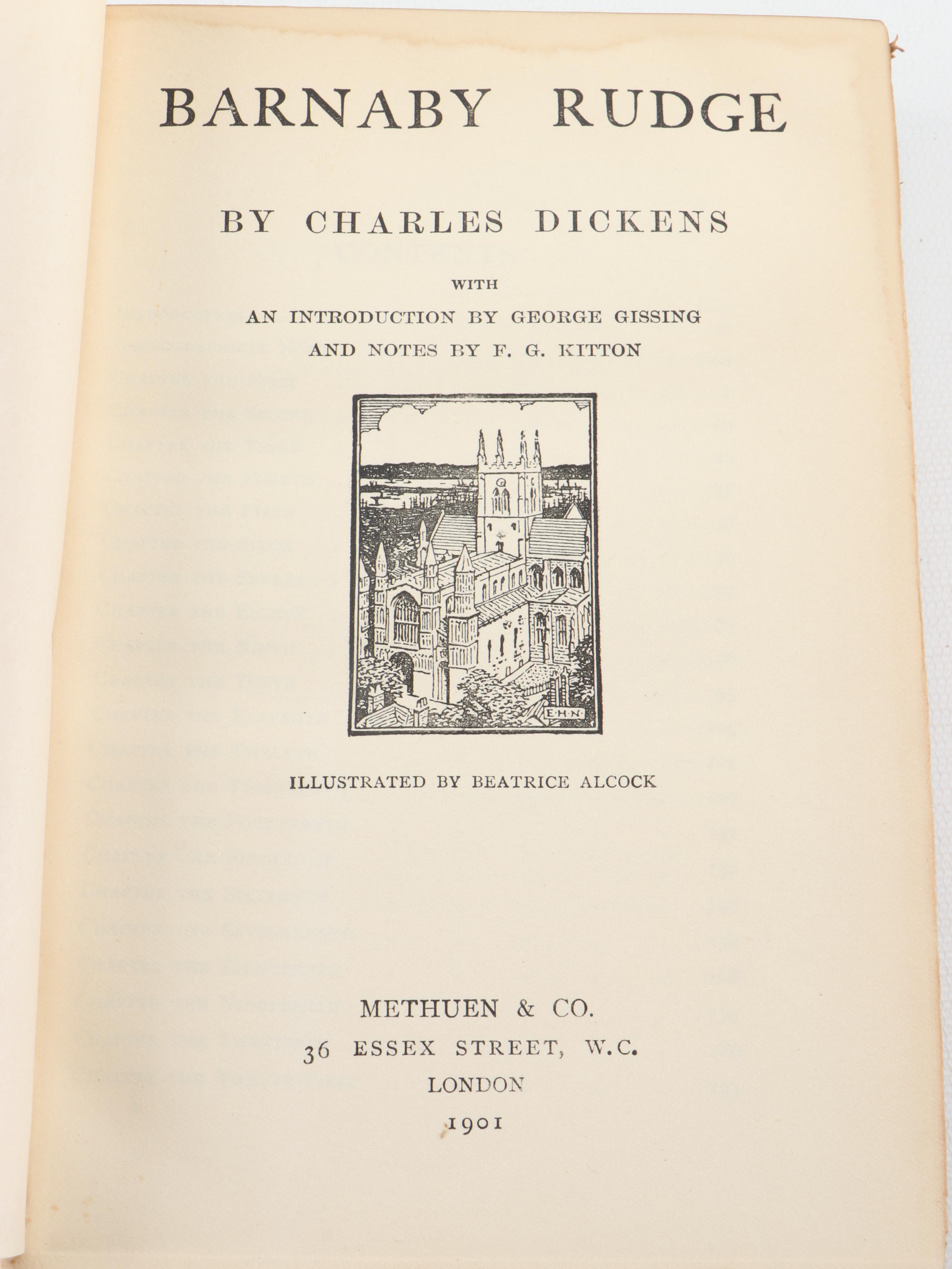 Illustrated "The Works of Charles Dickens" Rochester Edition, 1899–1901 ...