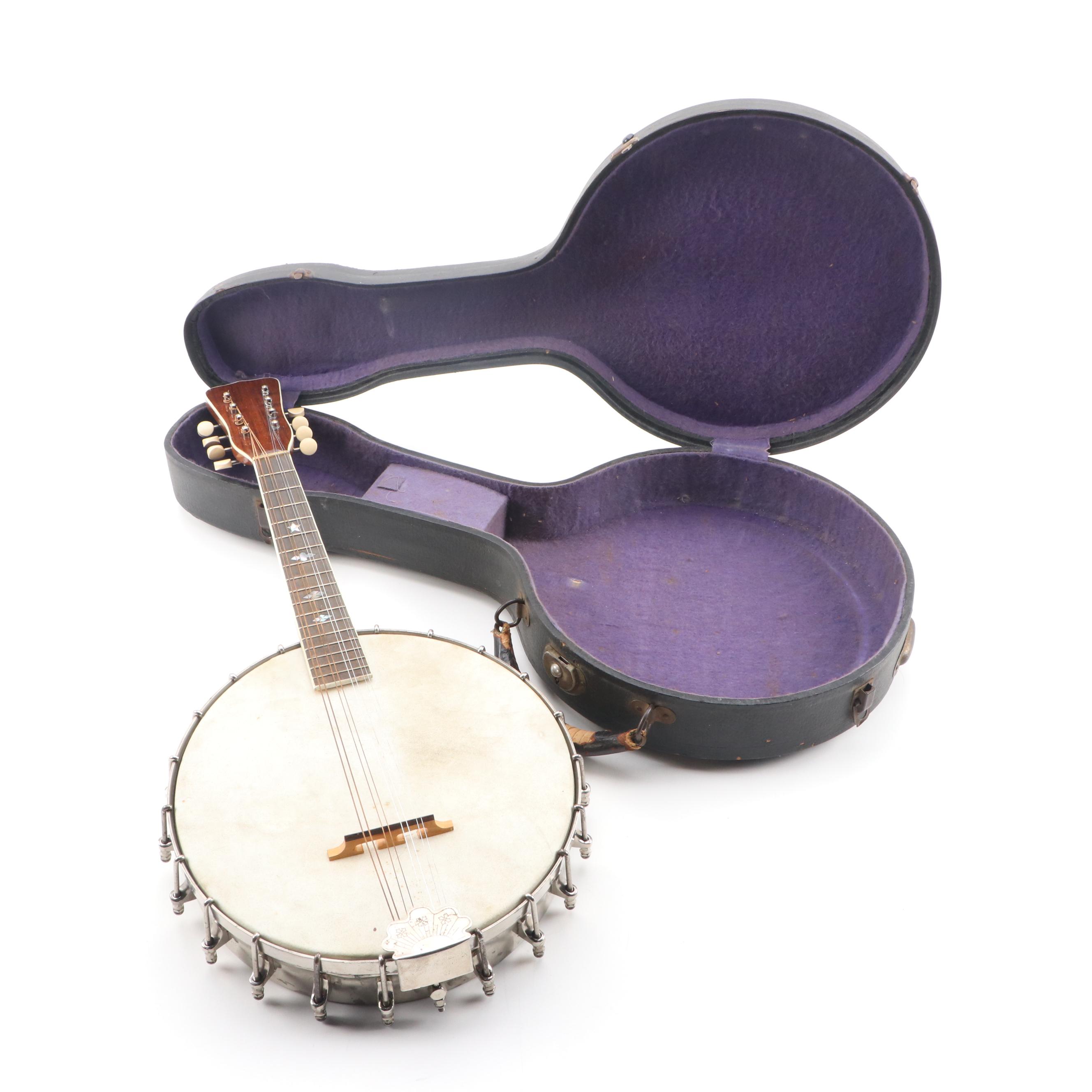 Banjolin with Case, 1930s | EBTH