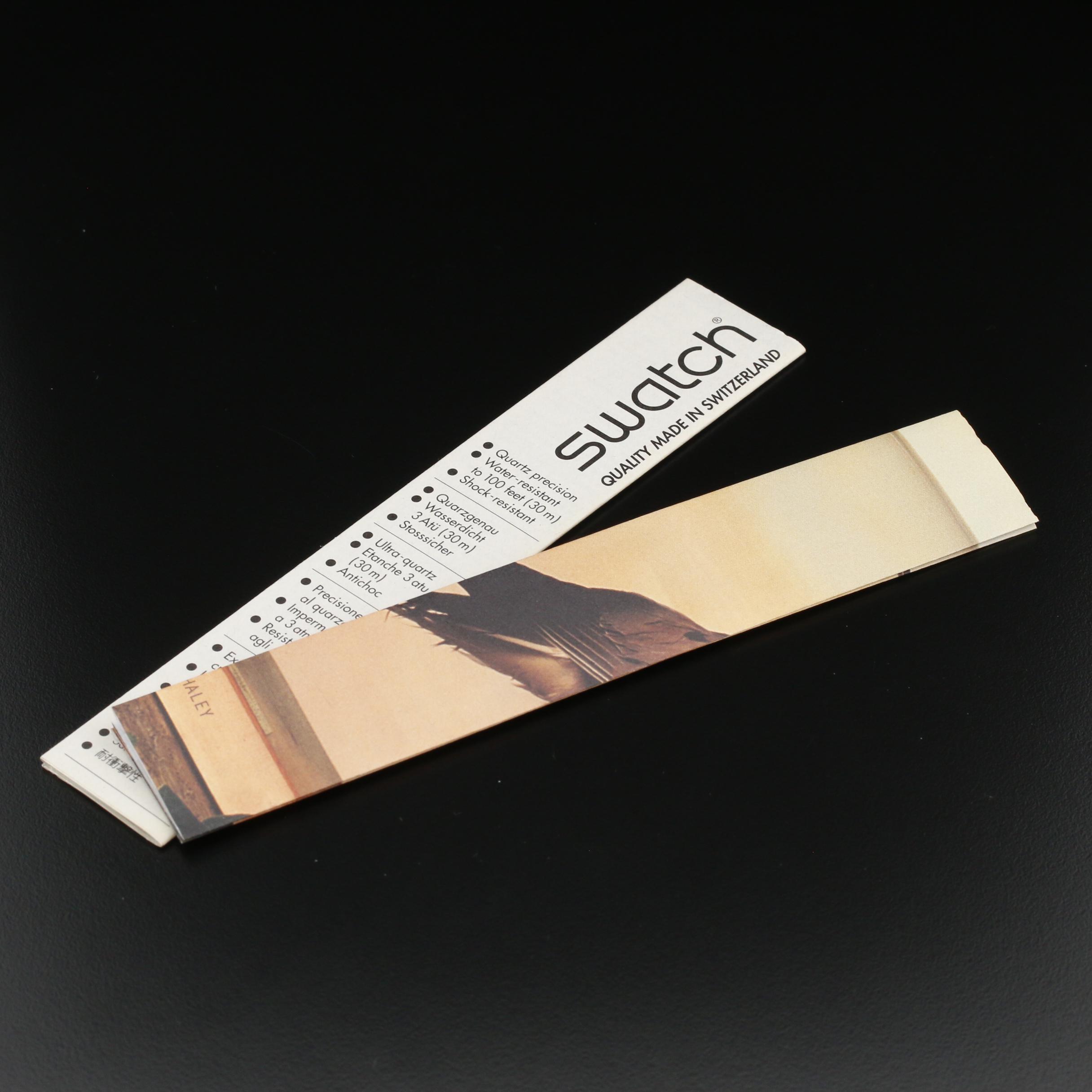 1997 Swatch "Ticking Brain" Plastic Quartz Wristwatch | EBTH