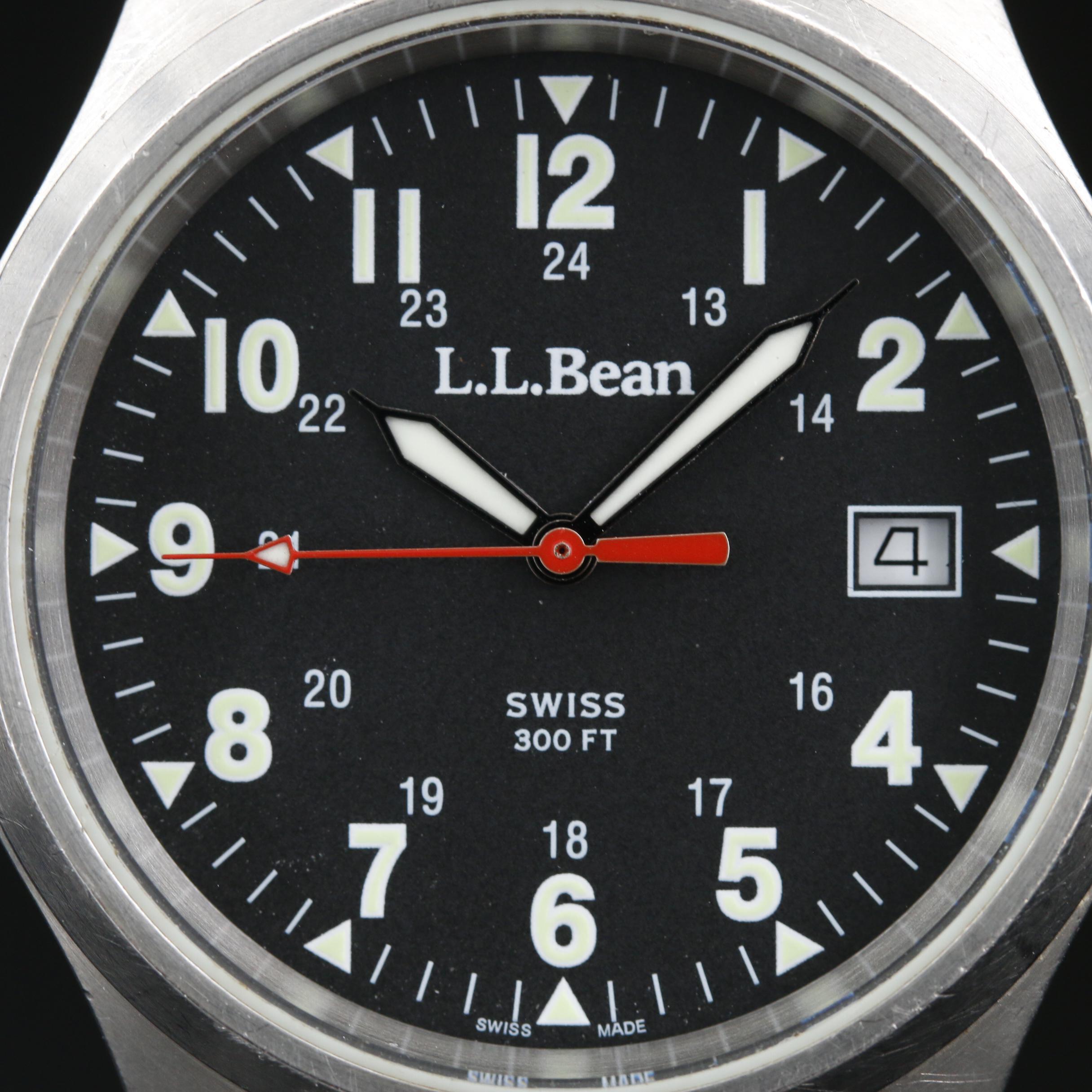 L.L. Bean Stainless Steel Quartz Field Watch | EBTH
