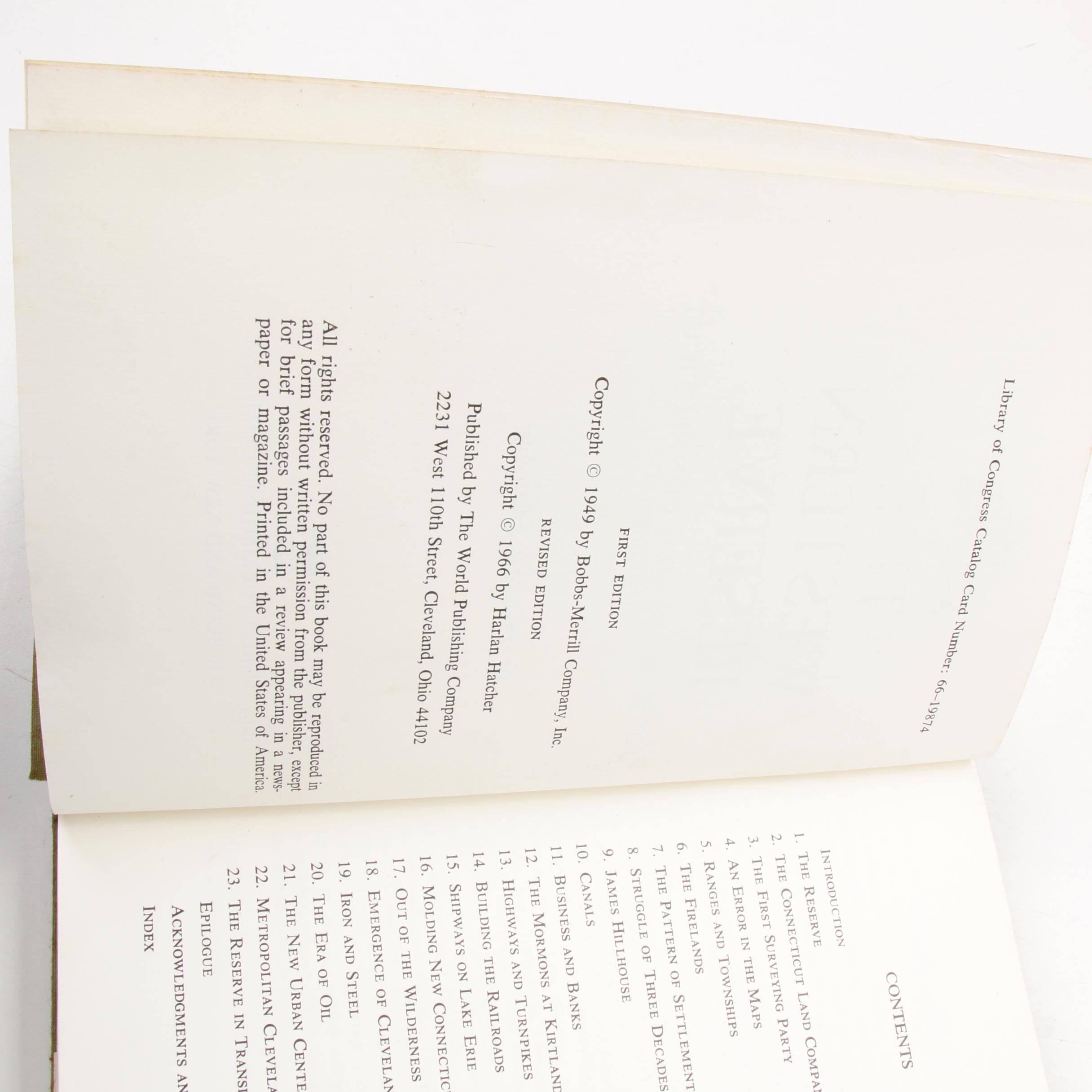 Ohio History Books Including "Historical Collections of Ohio" by Henry ...