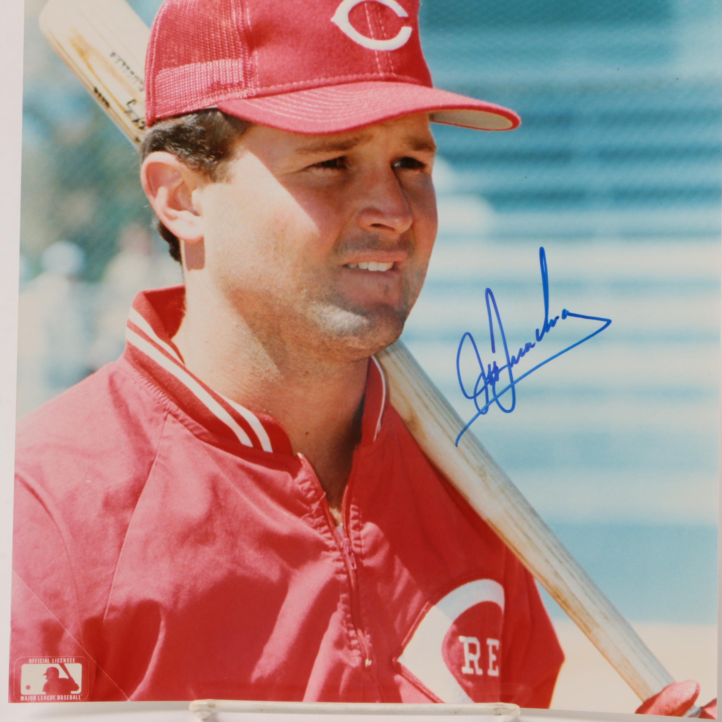 Jeff Treadway Signed Cincinnati Reds Photo Prints | EBTH
