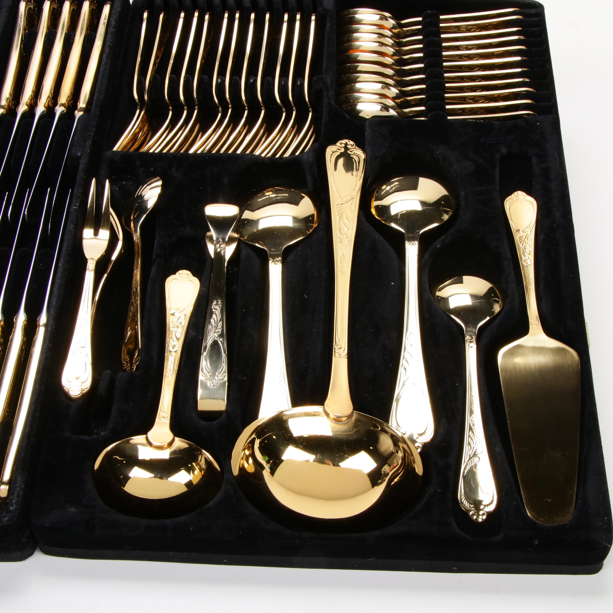 Bestecke Solingen "Wein" 24K Plate Flatware | EBTH