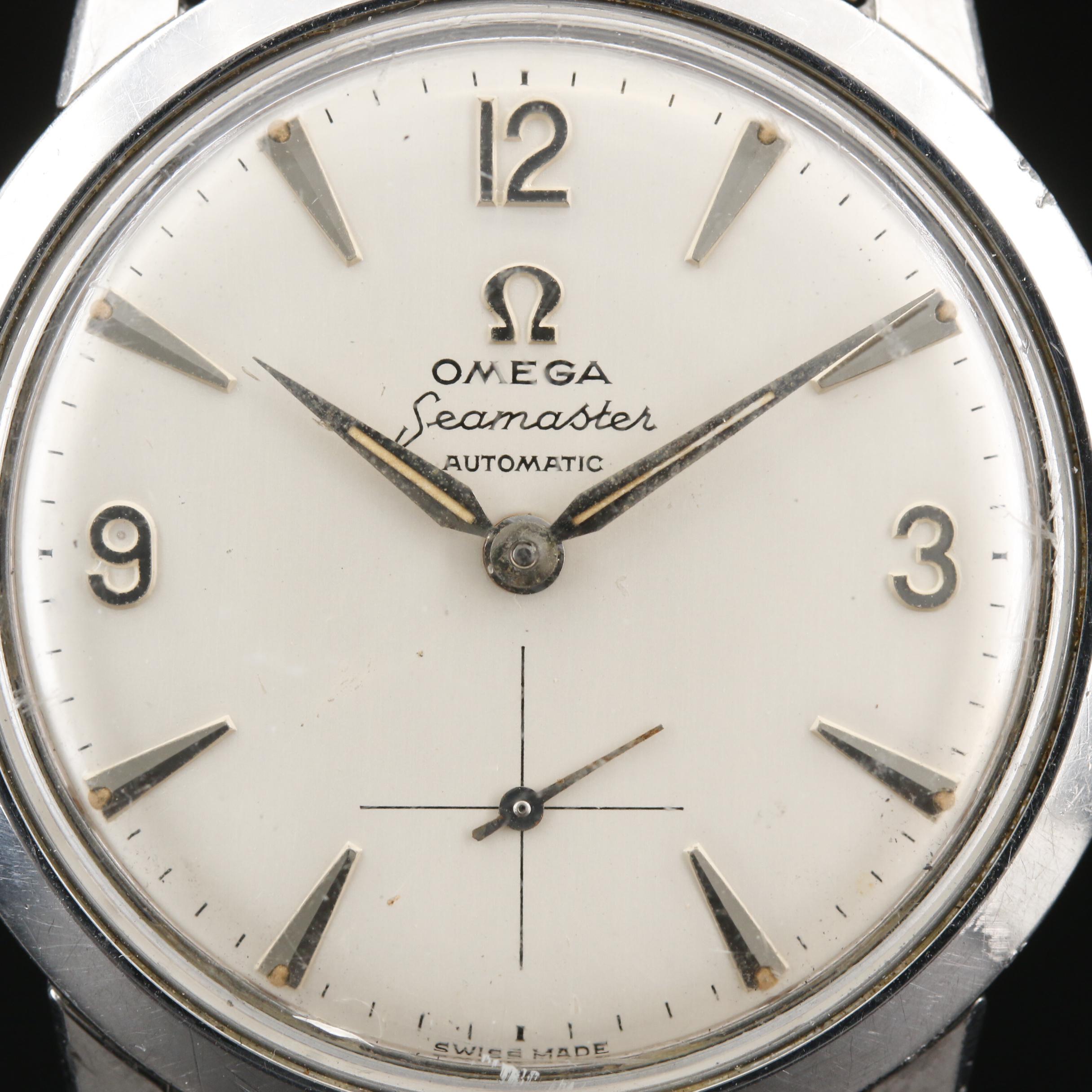 1958 Omega Seamaster Stainless Steel Automatic Wristwatch | EBTH