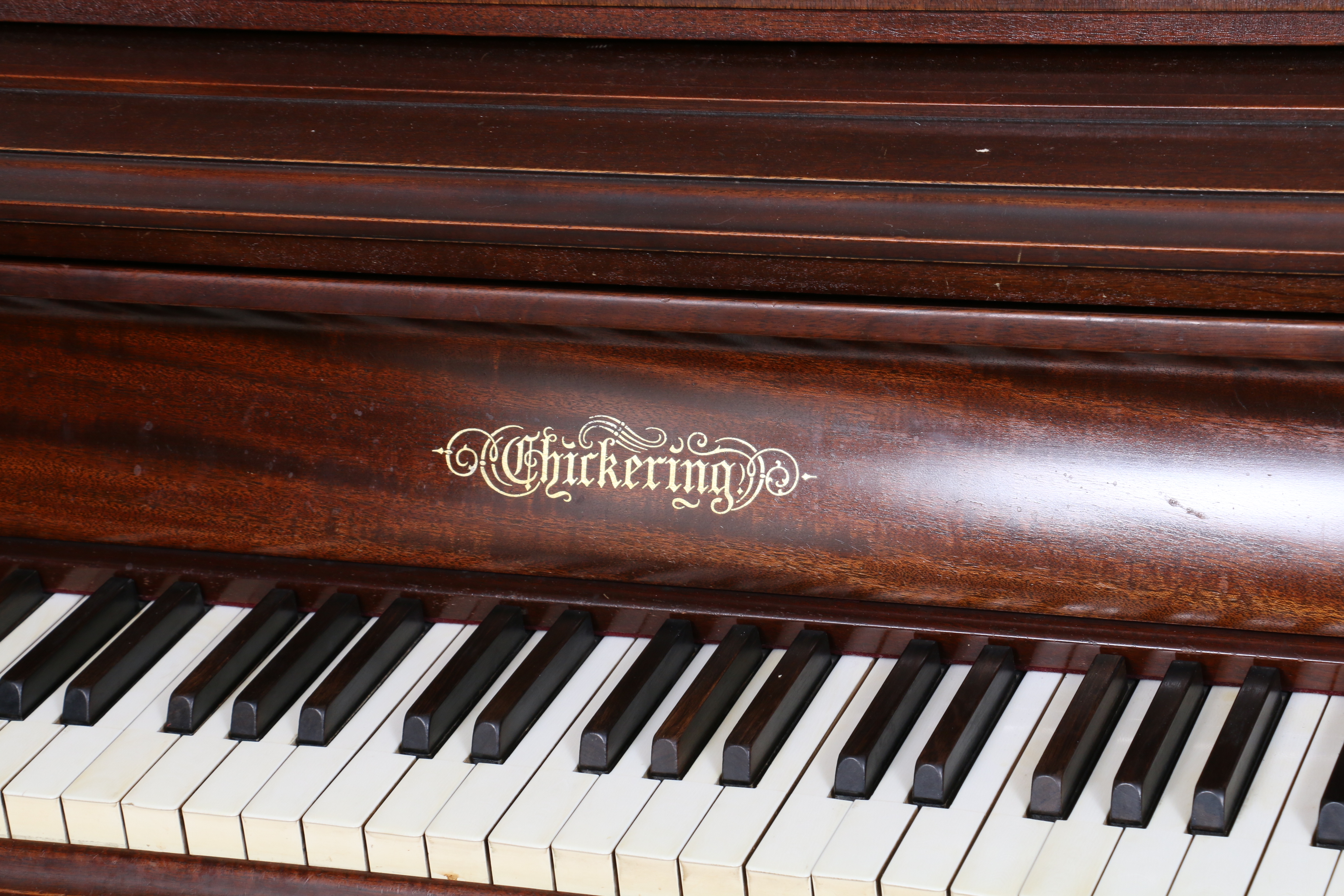 Chickering Spinet Piano with Bench, Vintage | EBTH