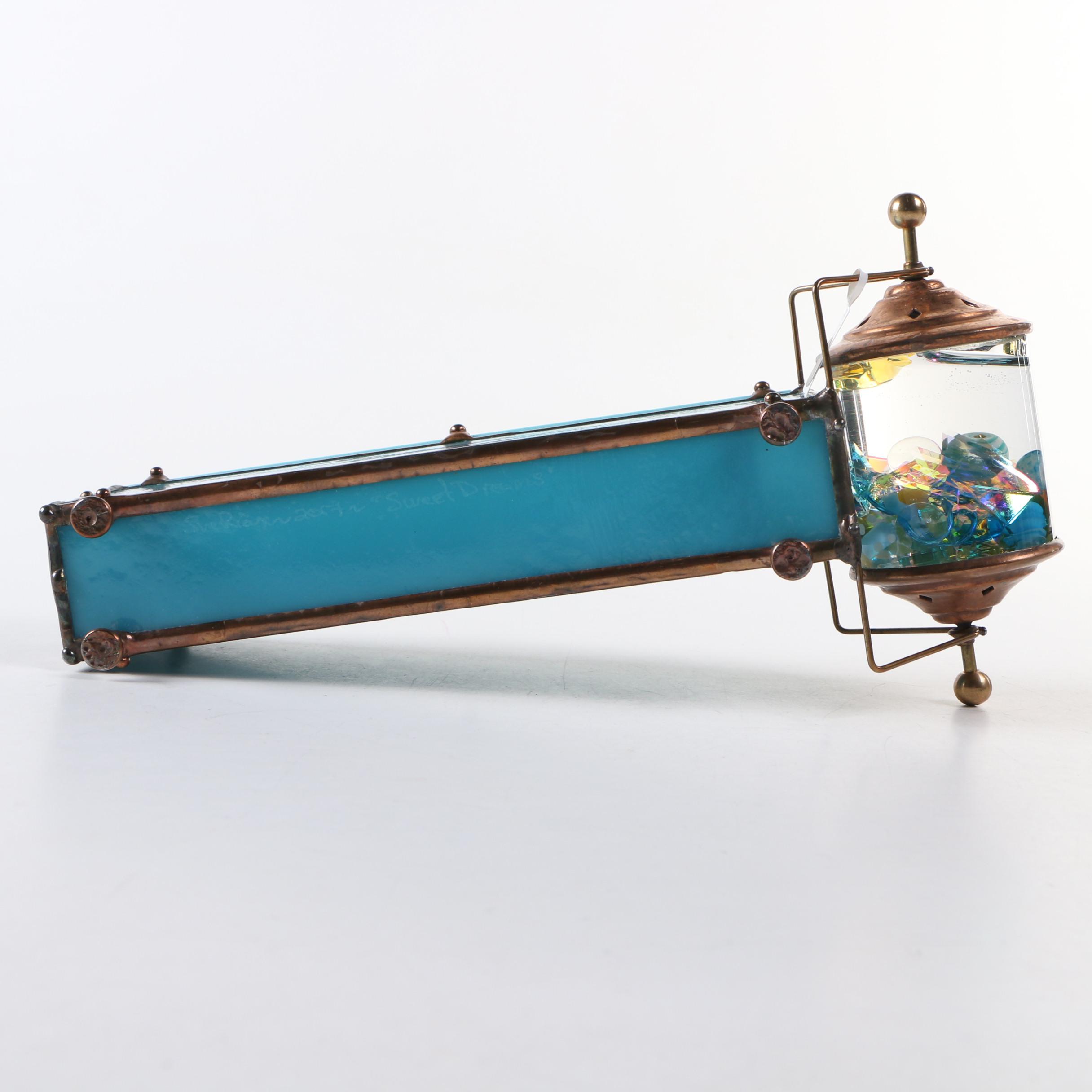 Sue Rioux "Sweet Dreams" Art Glass Kaleidoscope | EBTH