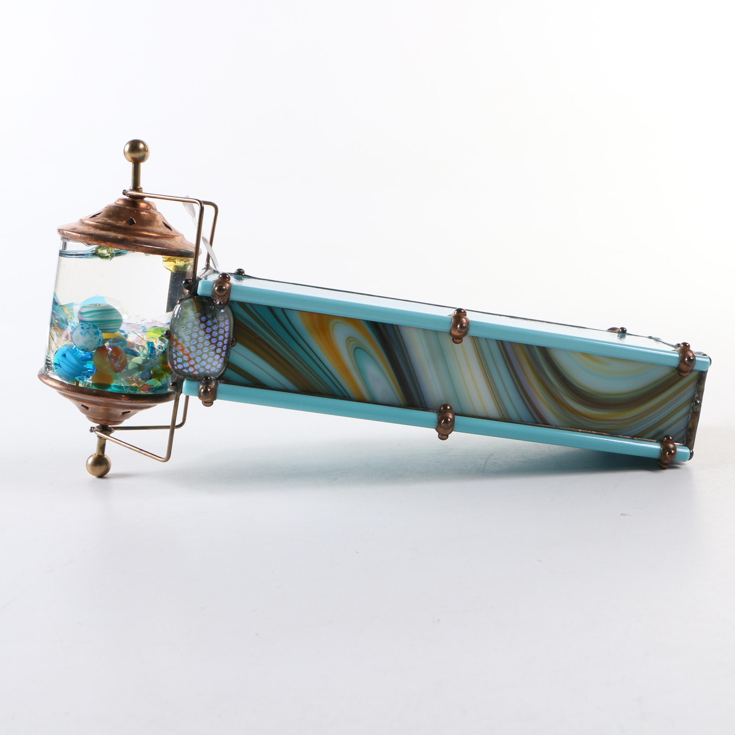 Sue Rioux "Sweet Dreams" Art Glass Kaleidoscope | EBTH