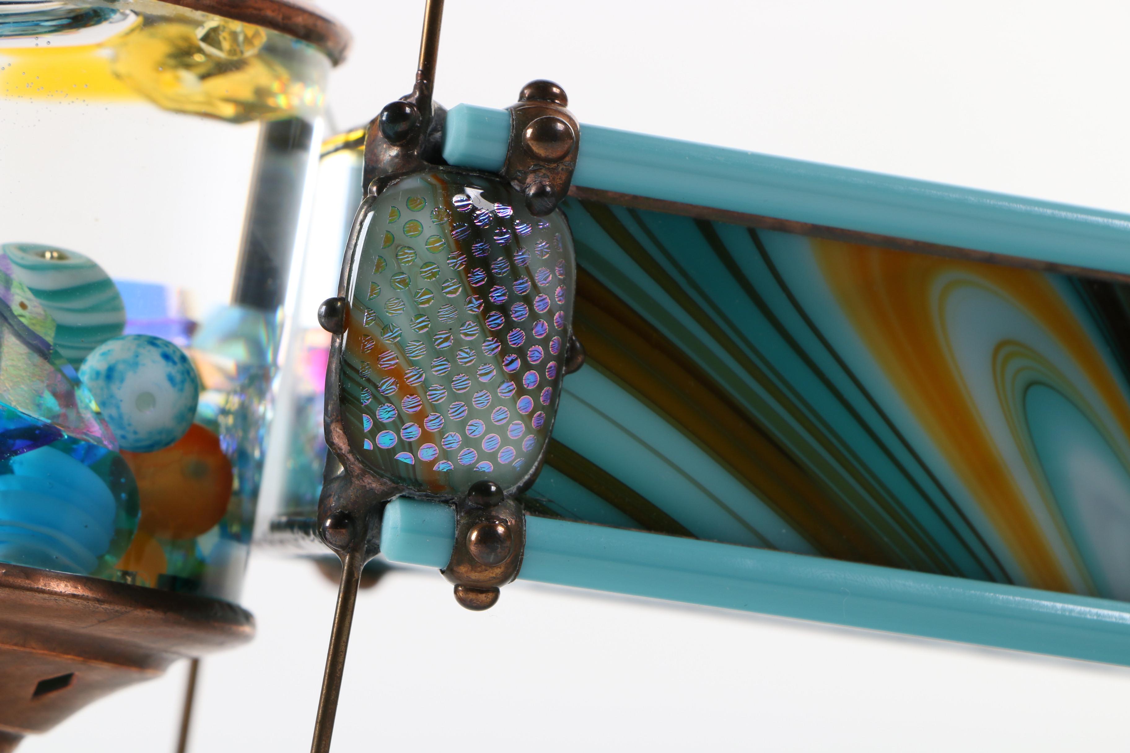 Sue Rioux "Sweet Dreams" Art Glass Kaleidoscope | EBTH