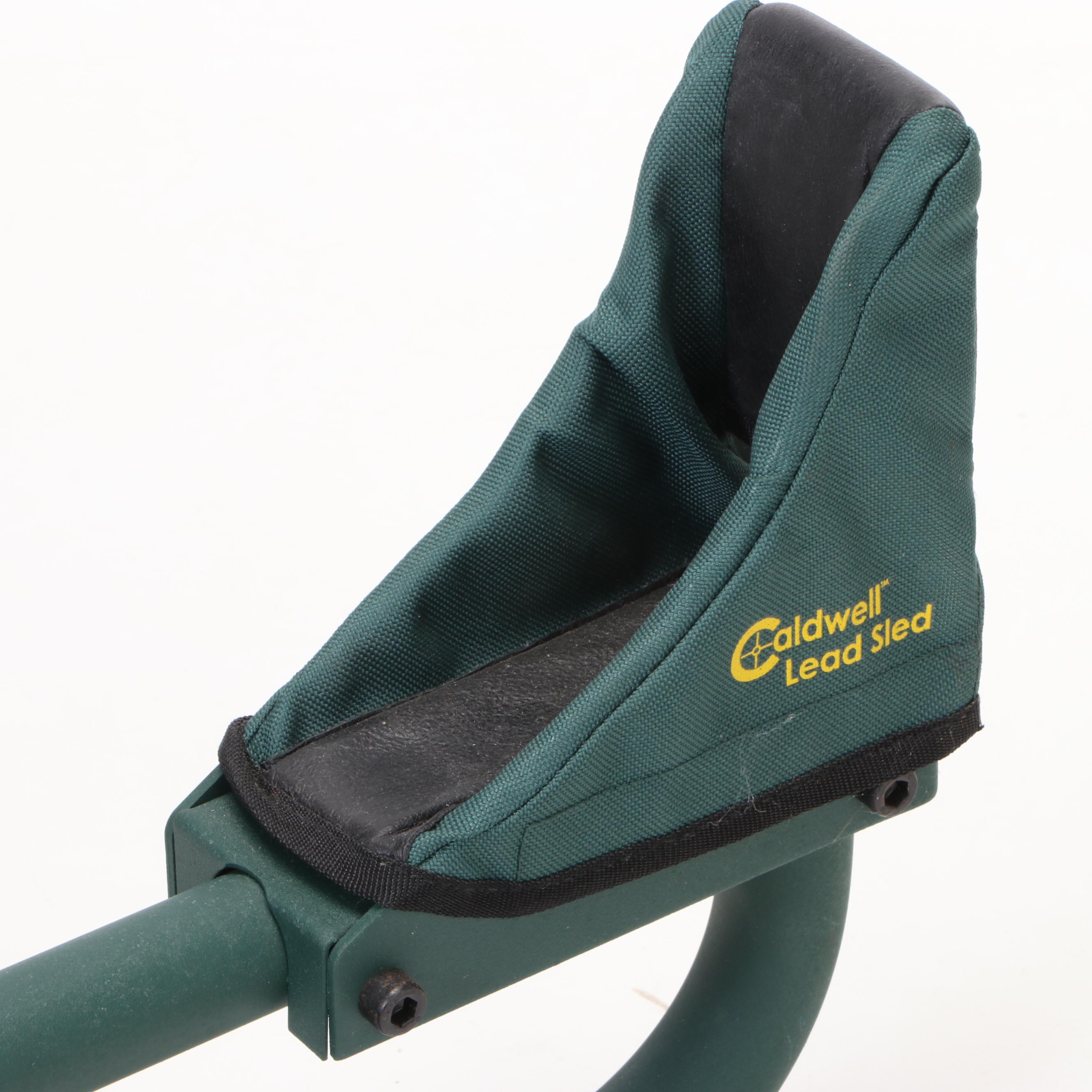 Caldwell "Lead Sled" Adjustable Shooting Rest, and Lyman Revolution Gun ...