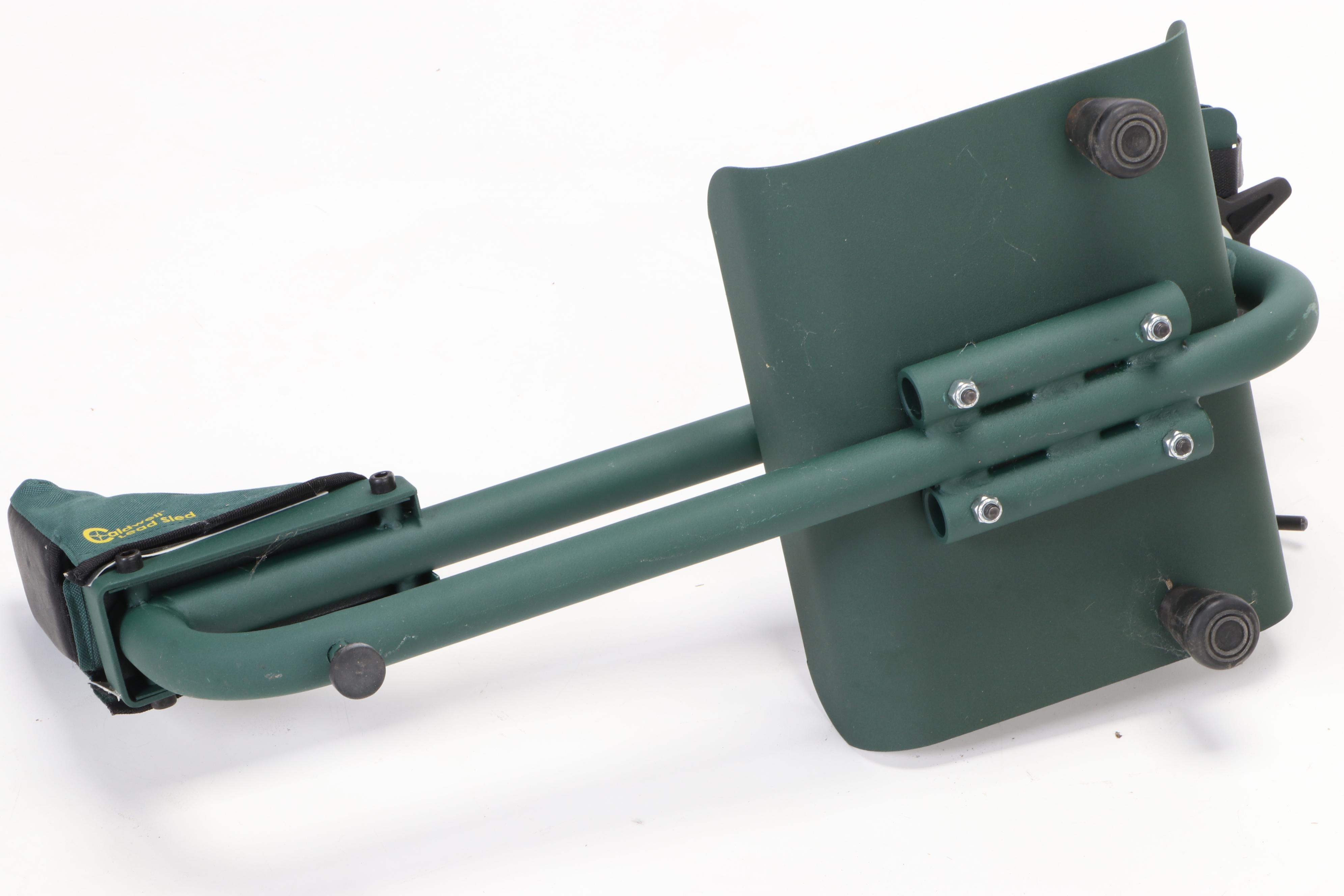 Caldwell "Lead Sled" Adjustable Shooting Rest, and Lyman Revolution Gun ...