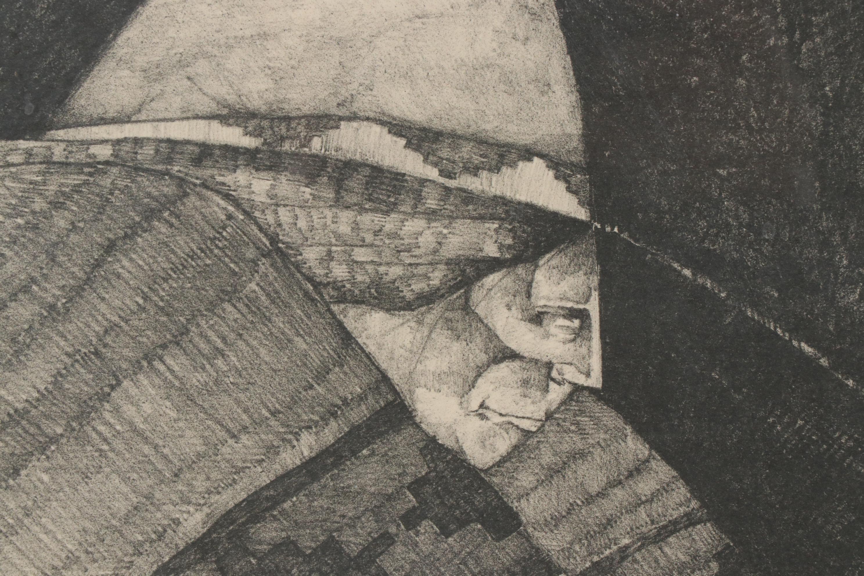 Amado Maurillo Pena Lithograph "Dos En Olla," 1989 | EBTH