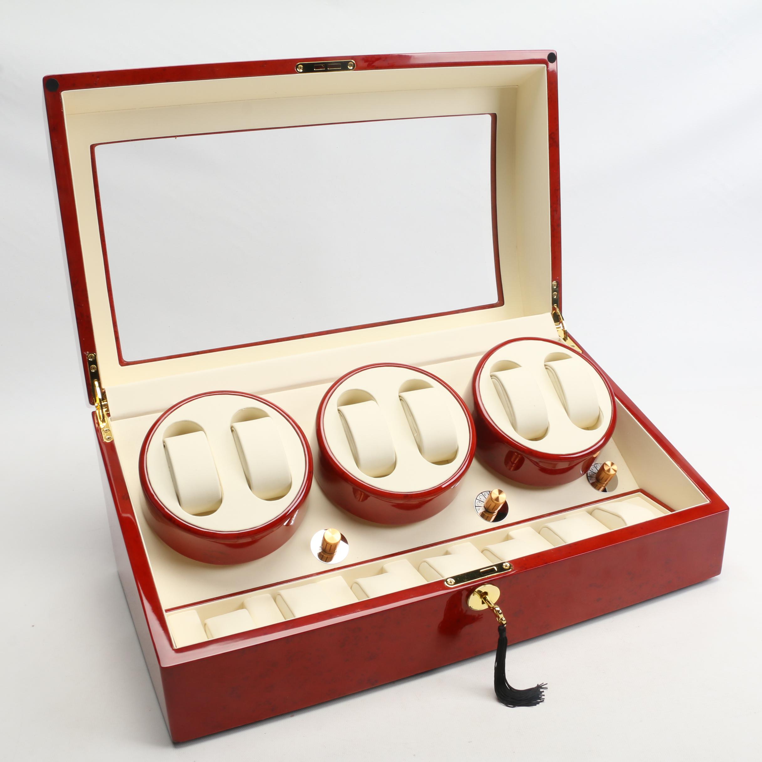 Red Lacquered Watch Display Box | EBTH