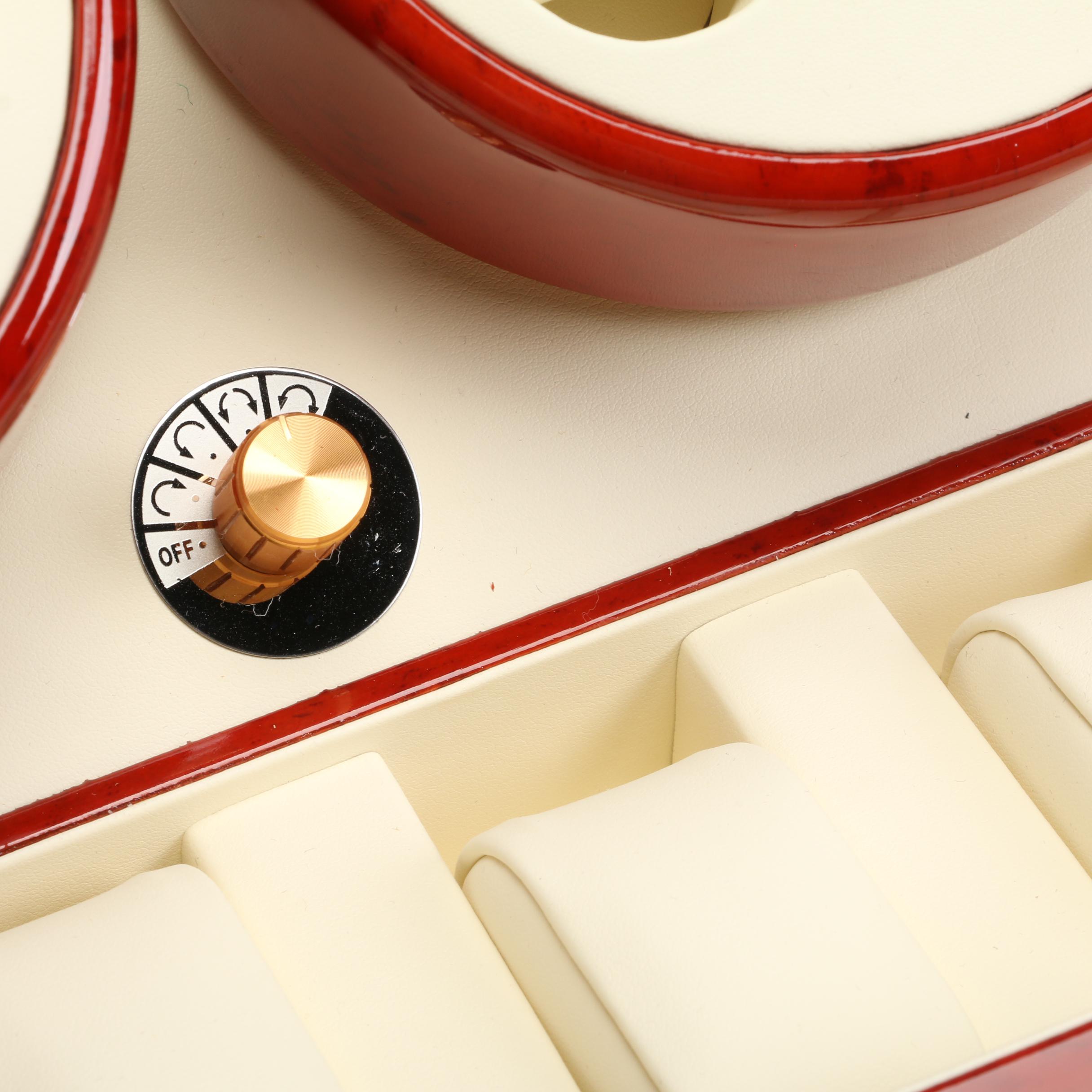 Red Lacquered Watch Display Box | EBTH