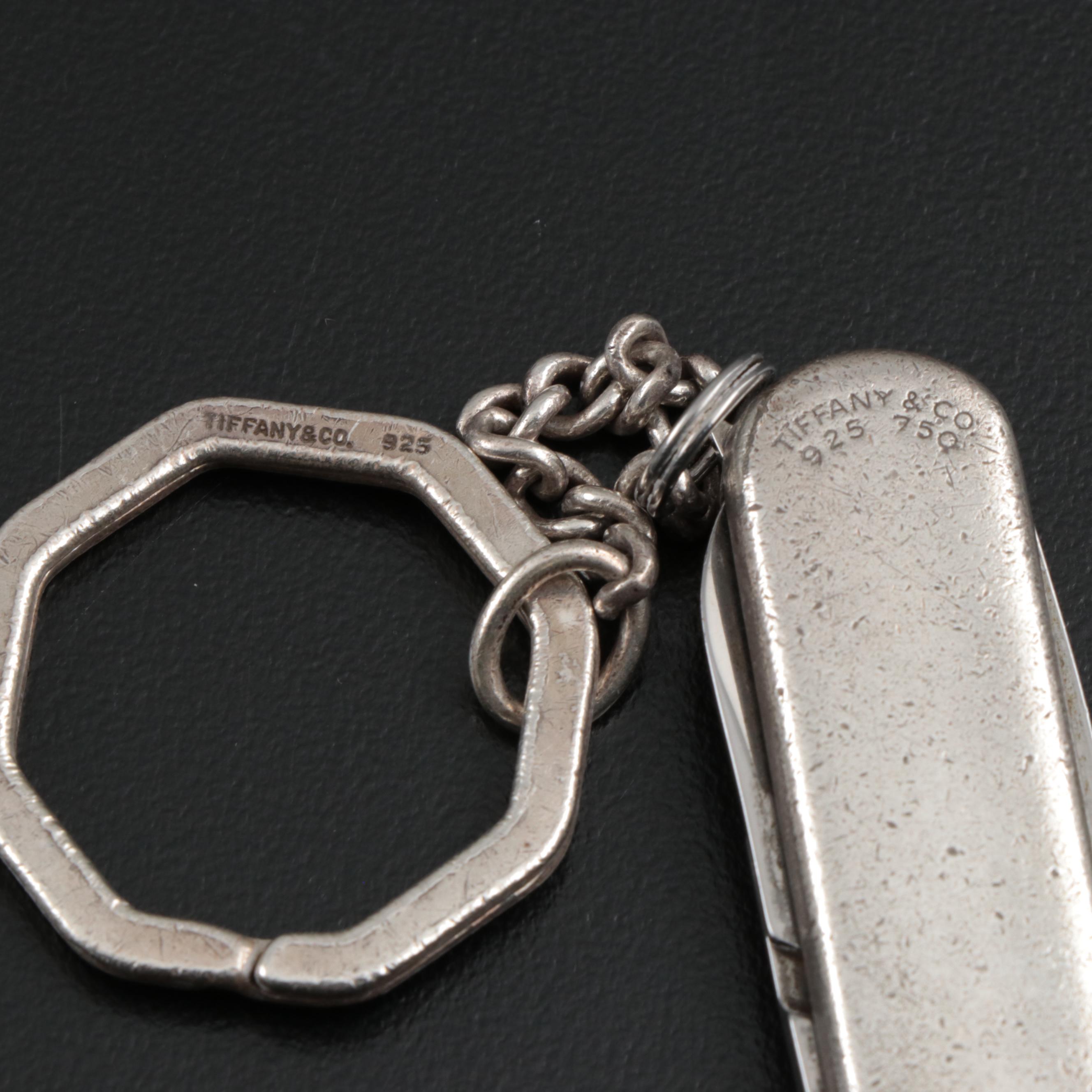 Tiffany & Co. Sterling Silver Swiss Army Knife Key Chain | EBTH