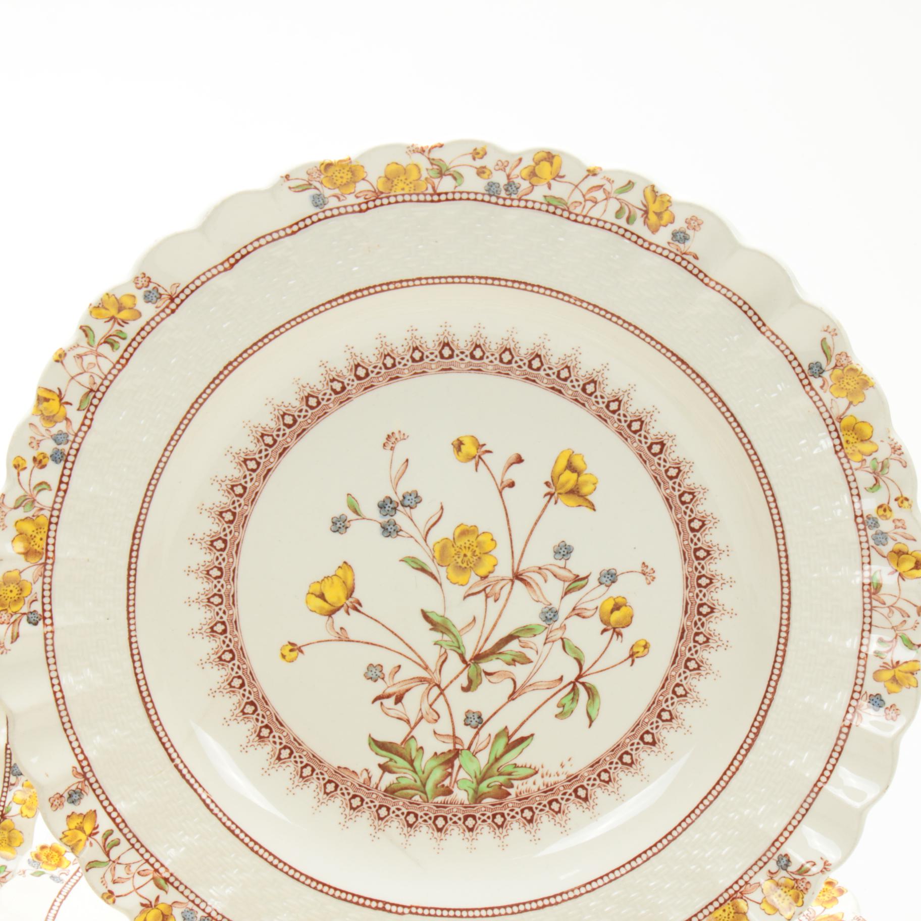Copeland Spode "Buttercup" Ironstone Dinnerware and Serveware, circa ...
