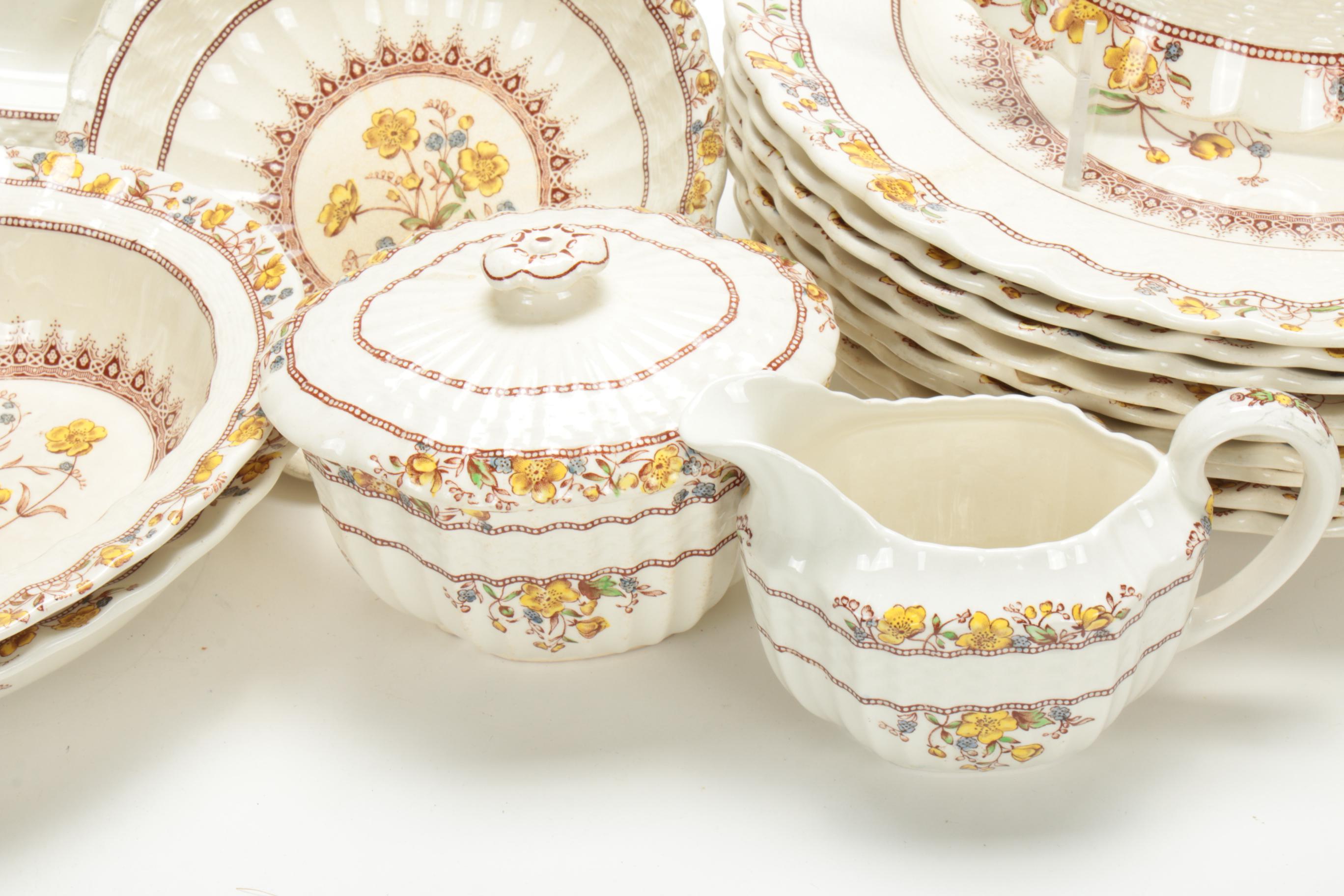 Copeland Spode "Buttercup" Ironstone Dinnerware and Serveware, circa ...