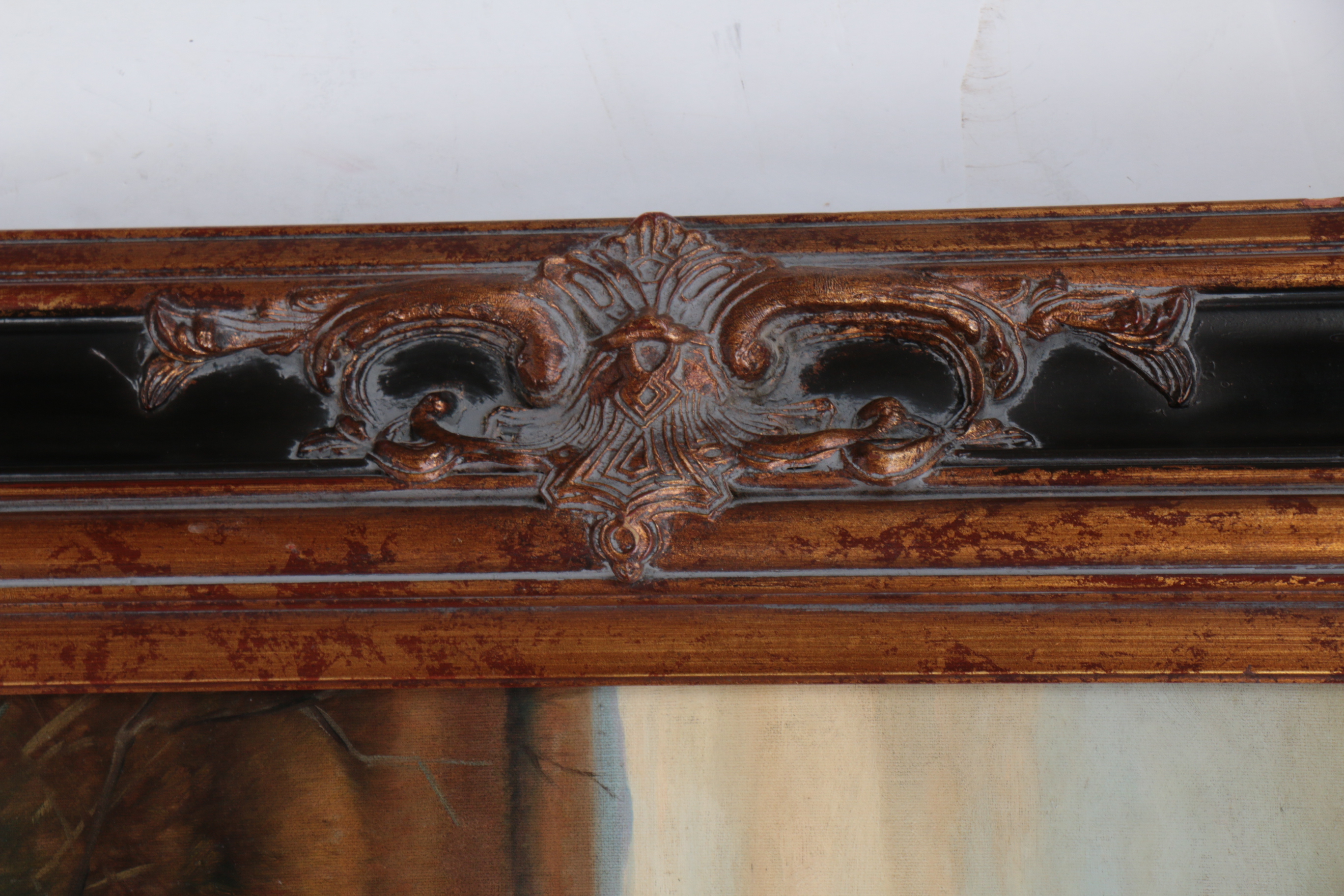 Jim Huff Oil Painting of Lions, Late 20th Century | EBTH