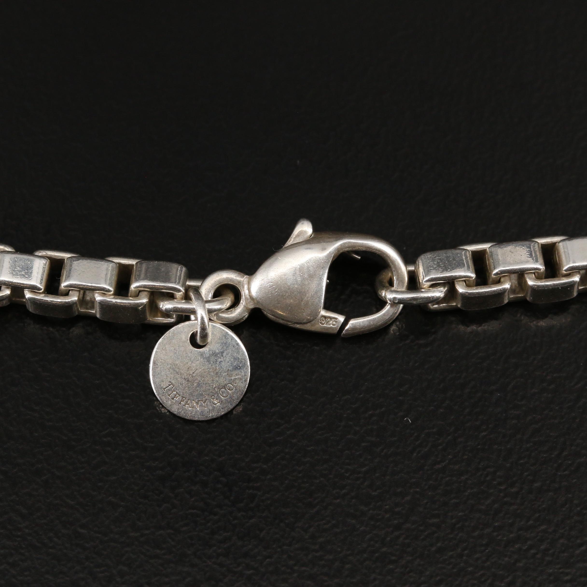 Tiffany & Co. Sterling Box Chain Necklace | EBTH