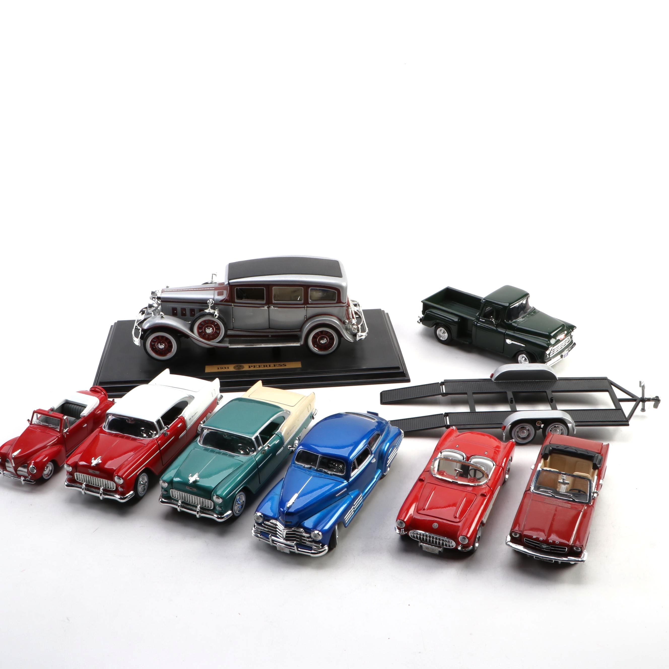 1931 Peerless, 1957 Corvette, 1955 Chevy, and Other Model Cars | EBTH