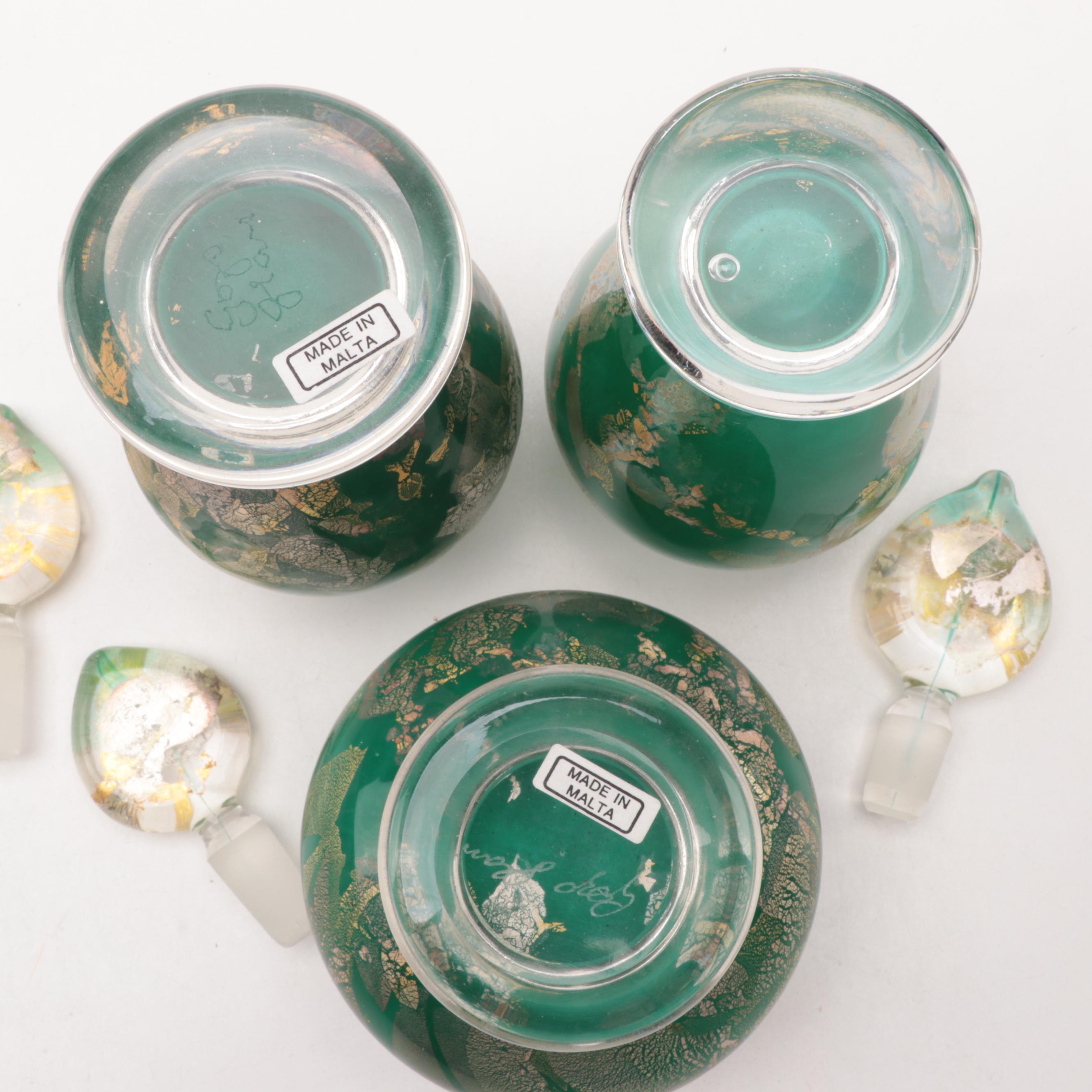 Gozo Glass Art Glass Perfume Bottles Made in Malta | EBTH