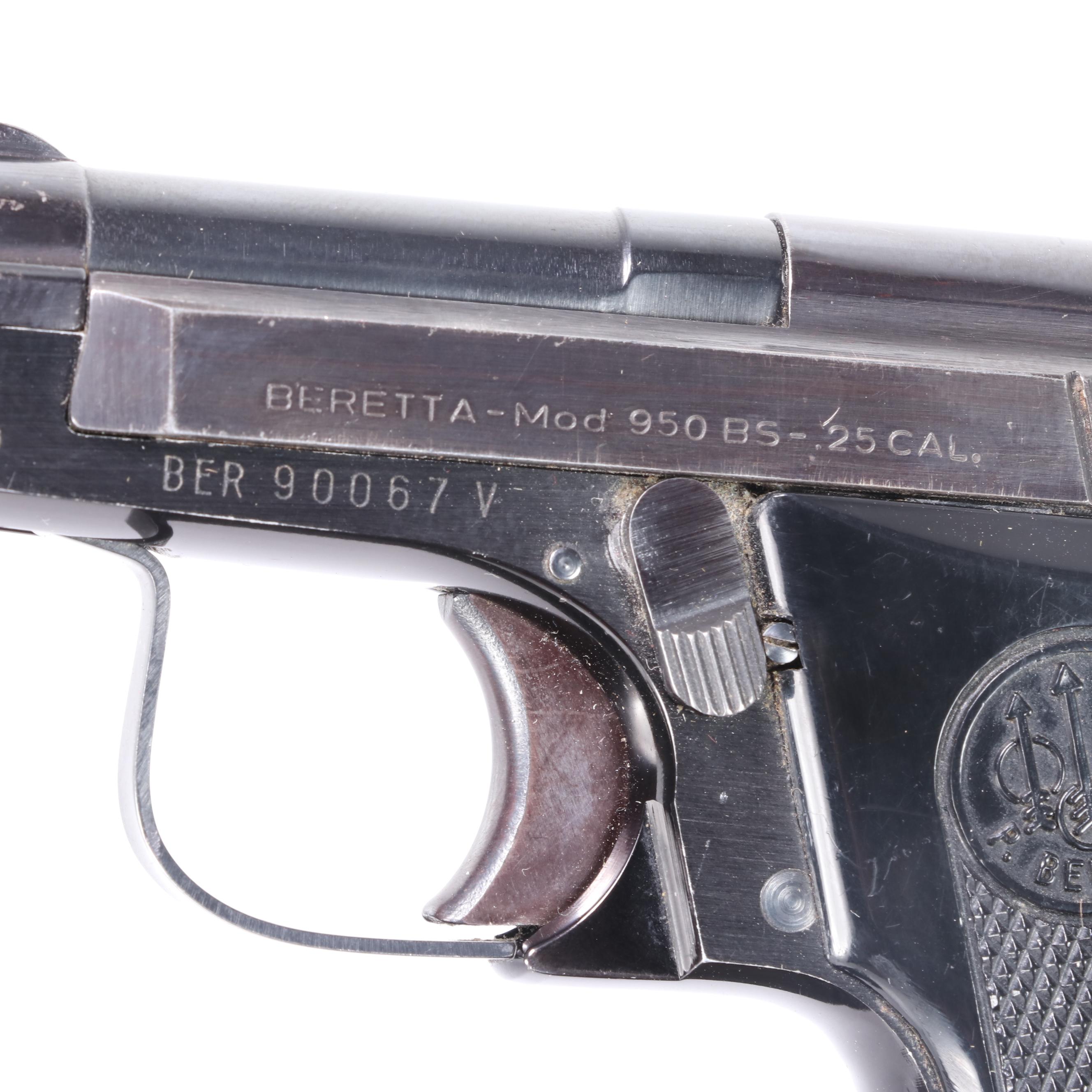 Beretta Model 950BS .25 Caliber Semi-Auto Pistol | EBTH