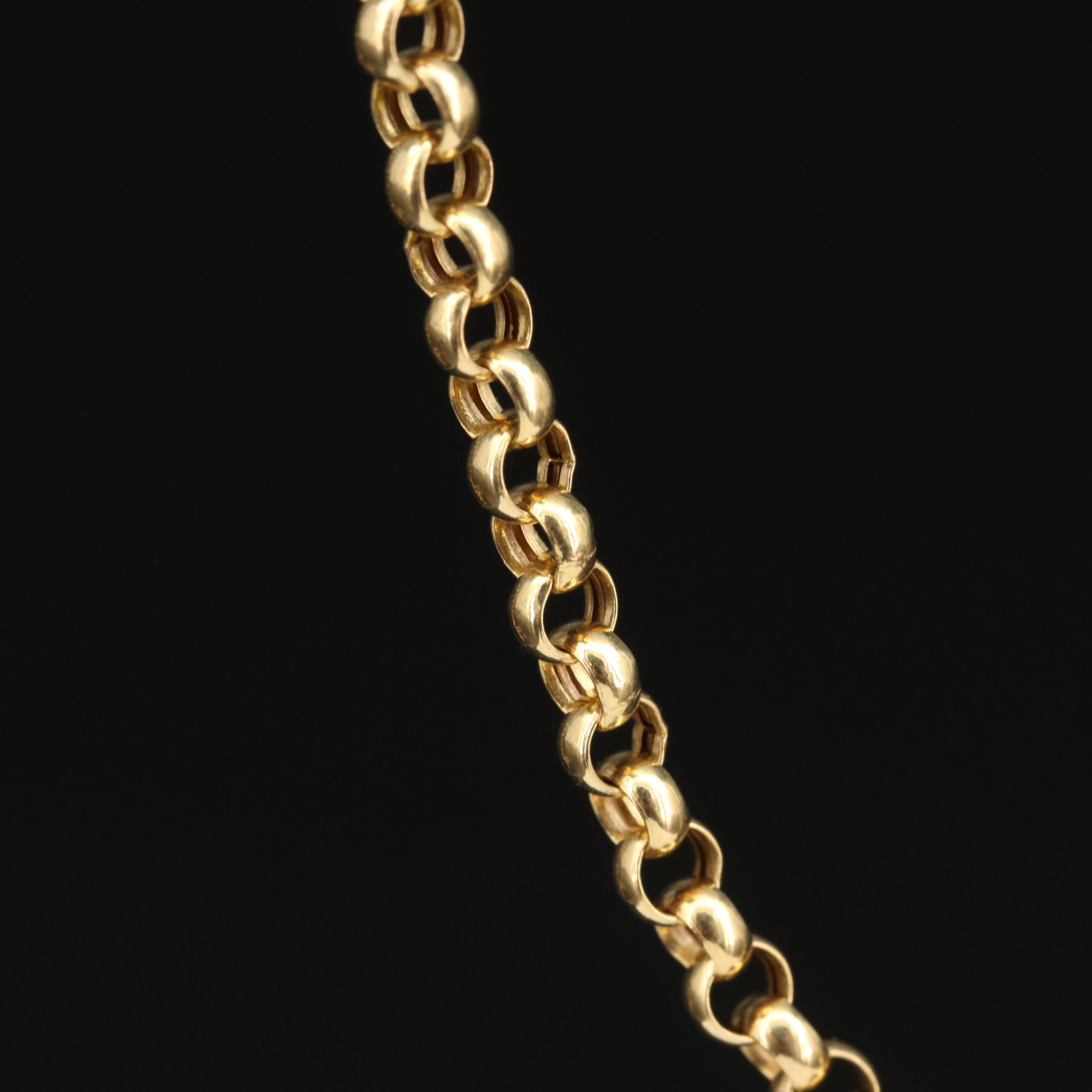 14K Rolo Chain Necklace | EBTH