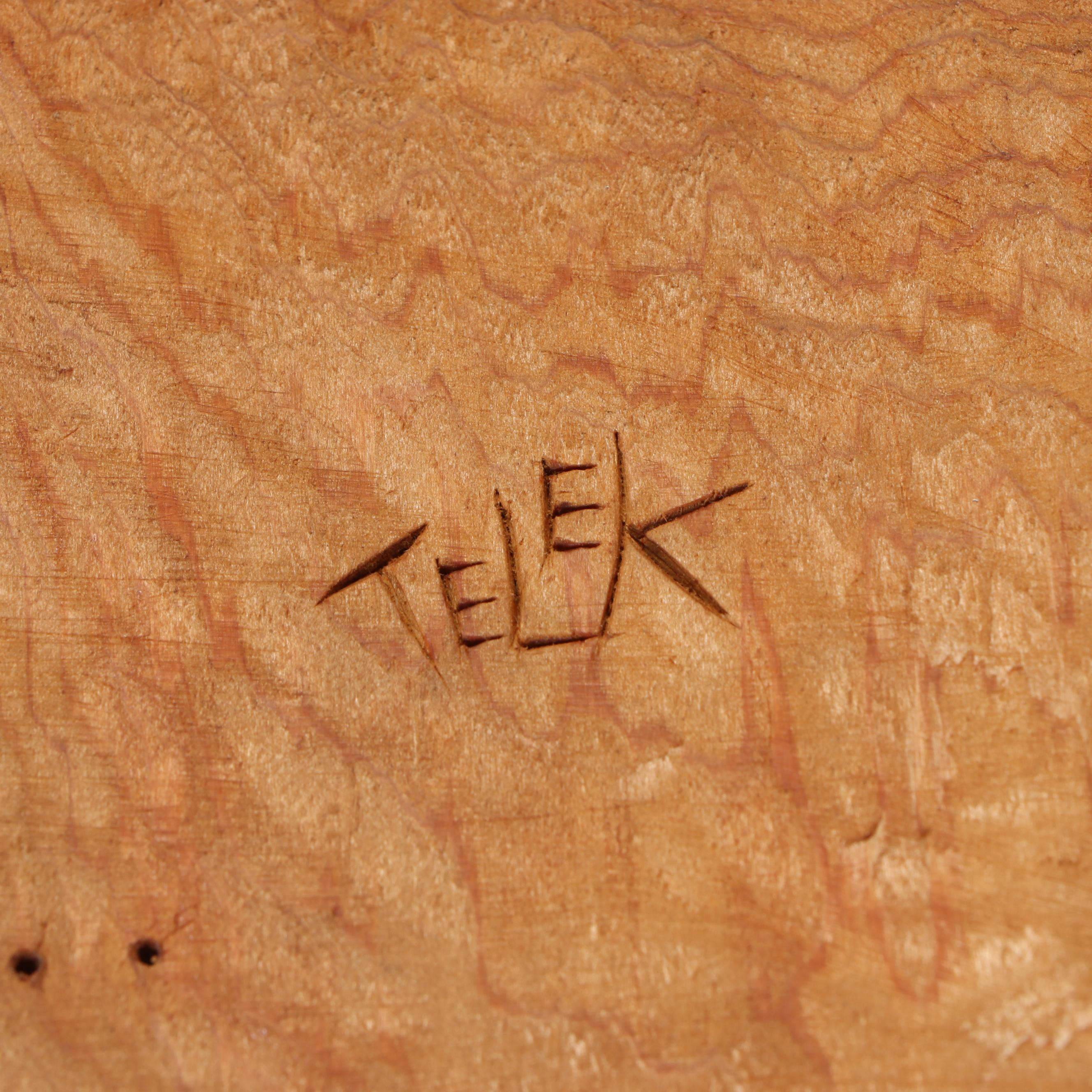 Ron Telek Asymmetrical Wooden Raven Mask | EBTH