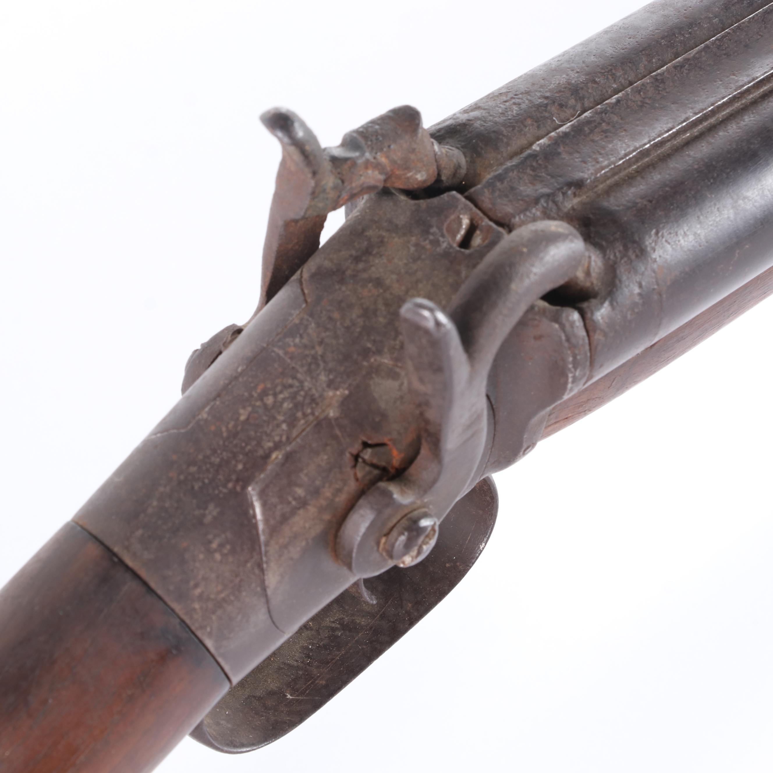 Double Barrel Black Powder Musket, Mid-Late 19th Century | EBTH