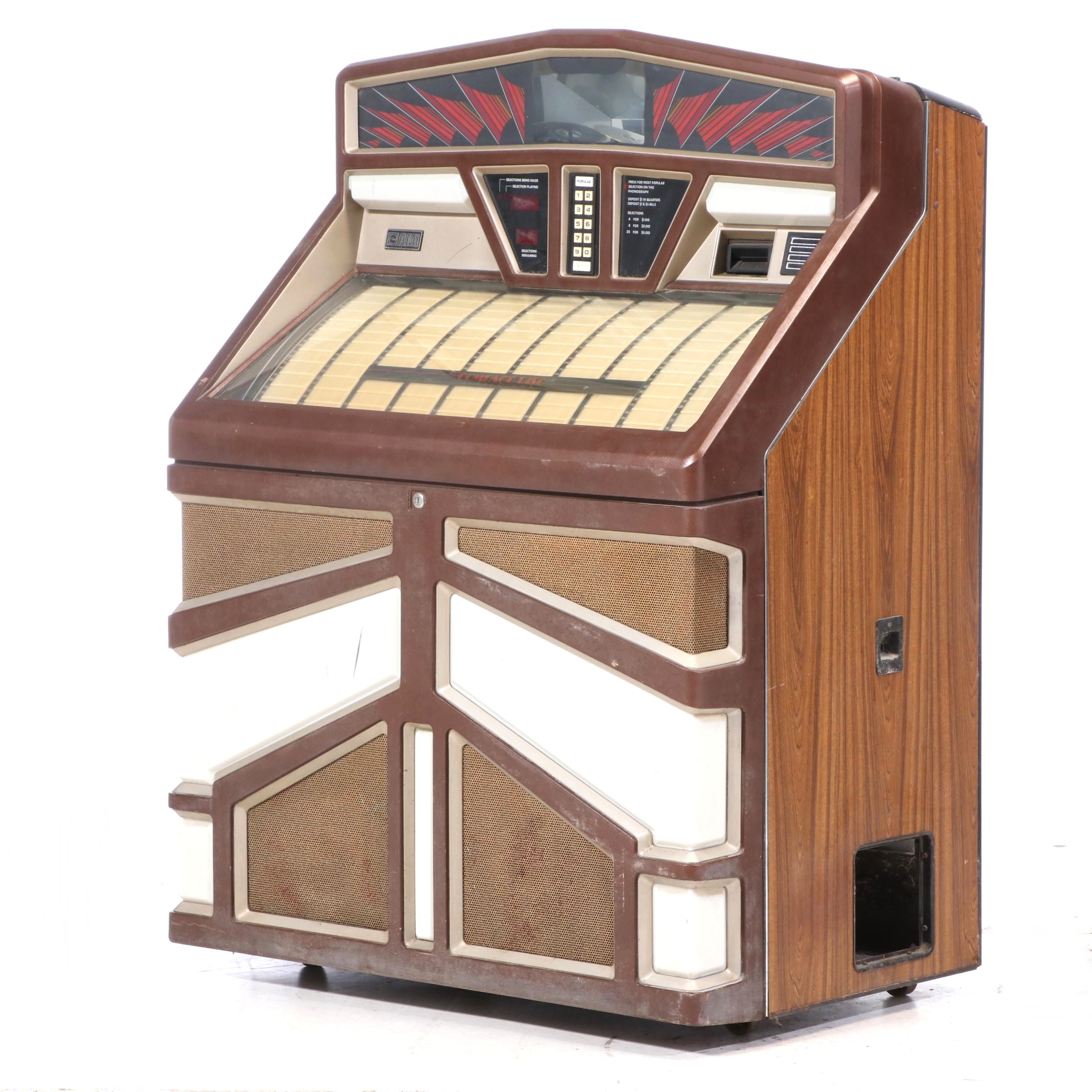 Rowe AMI R-92 Art Deco 45 and Compact Disc Jukebox | EBTH