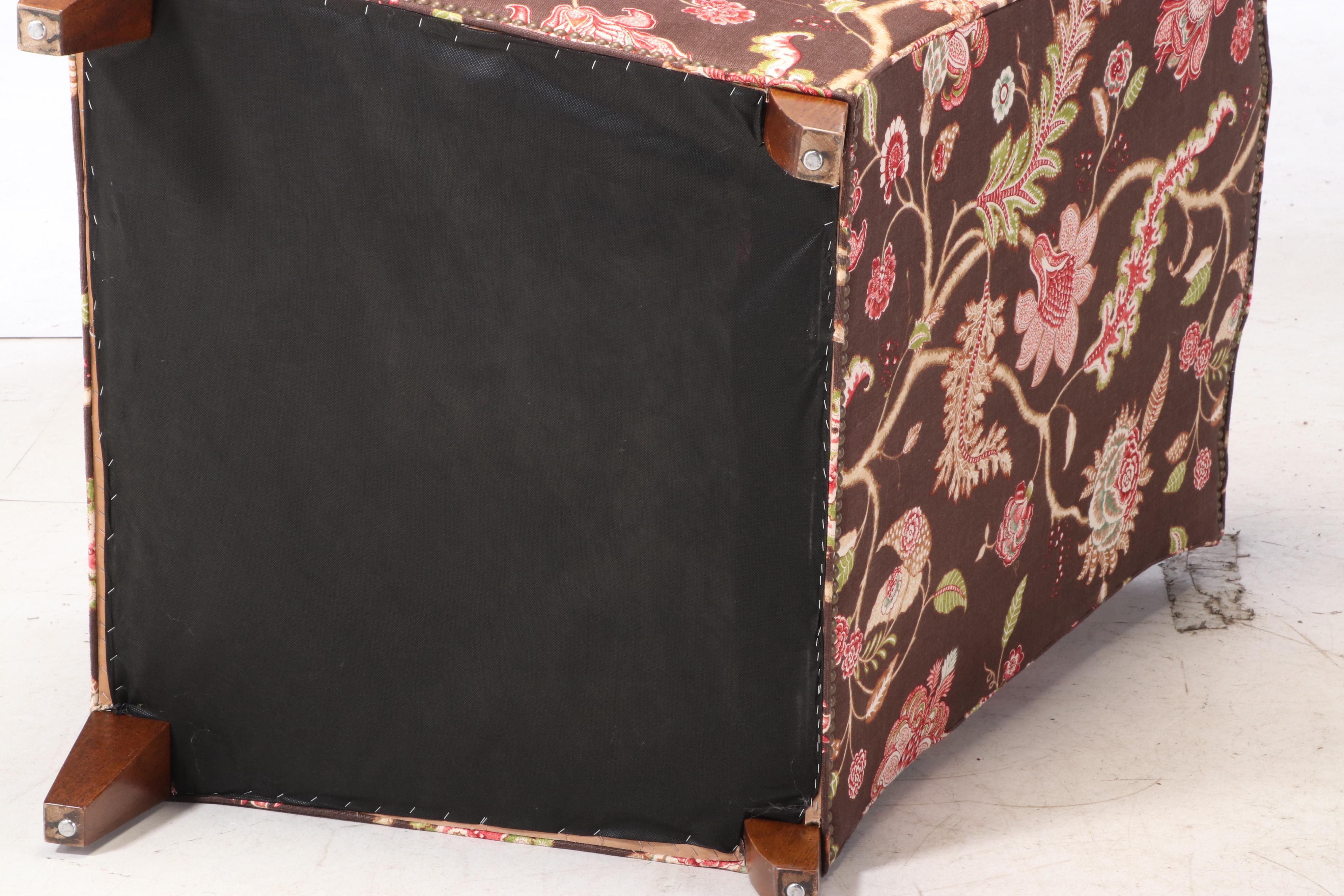 Sam Moore Contemporary Upholstered Wingback Chair | EBTH