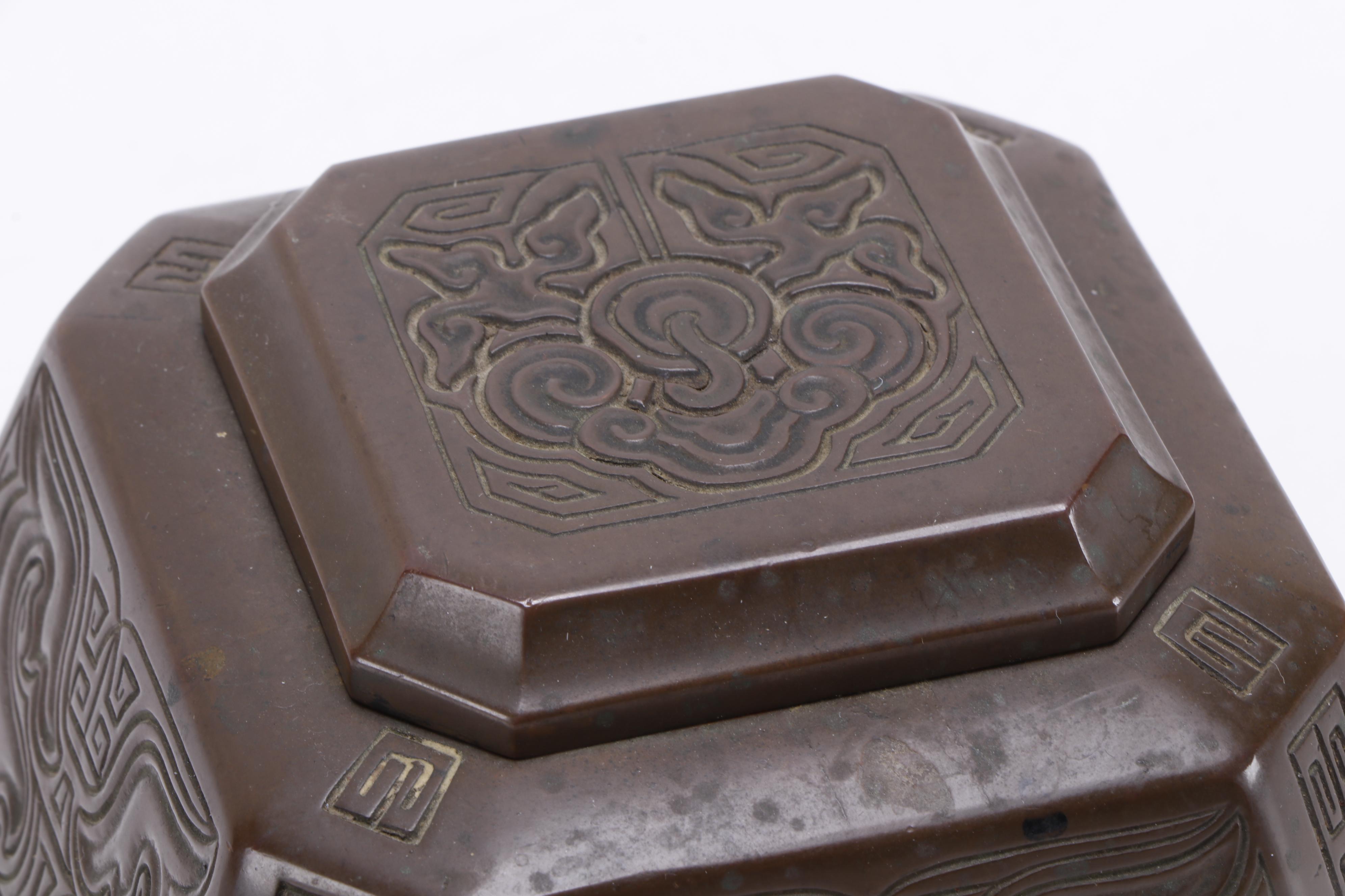 Tiffany Studios Bronze "Chinese" Inkwell, Early 20th Century | EBTH