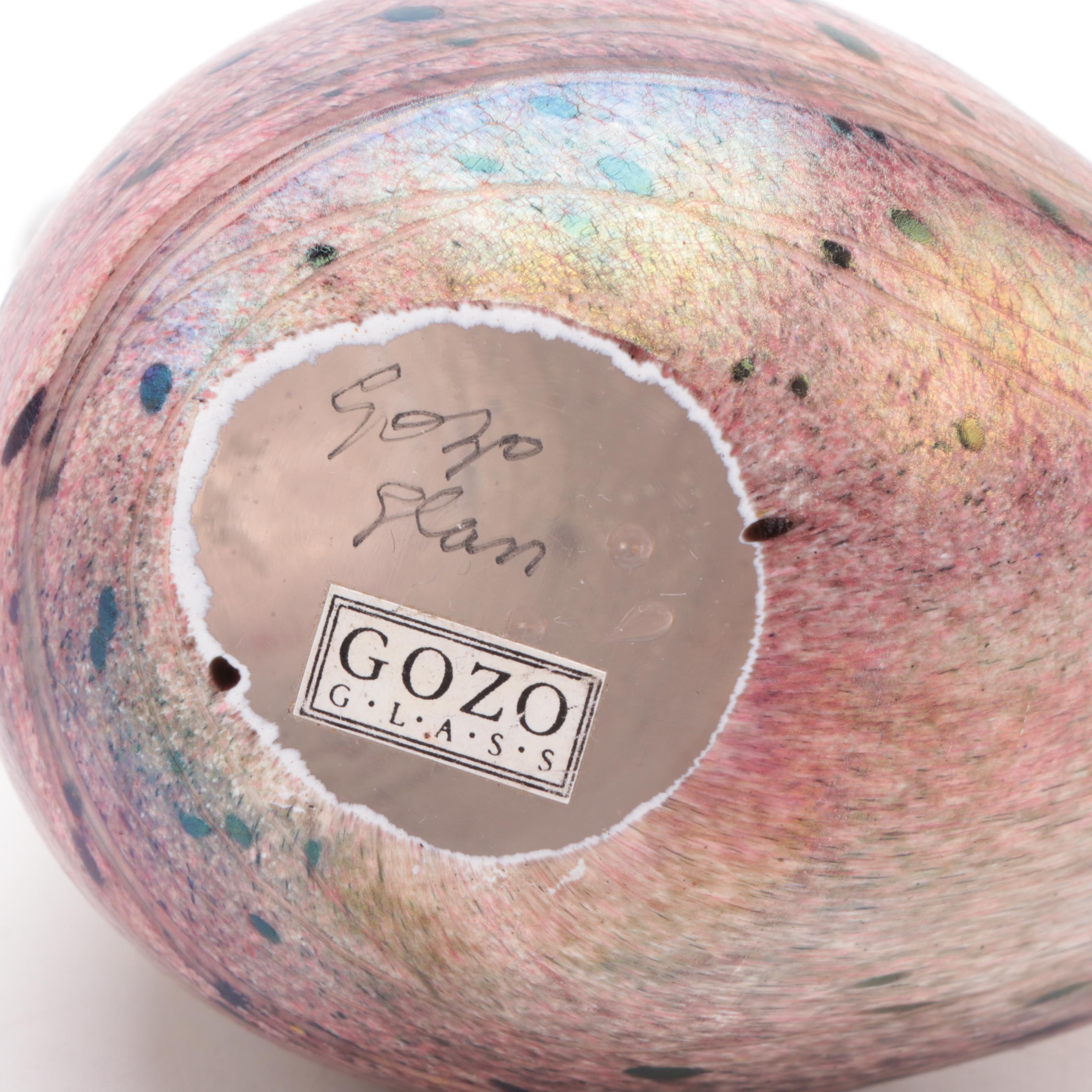 Gozo Maltese Art Glass Bird Figurines and "Seashell" Paperweight | EBTH