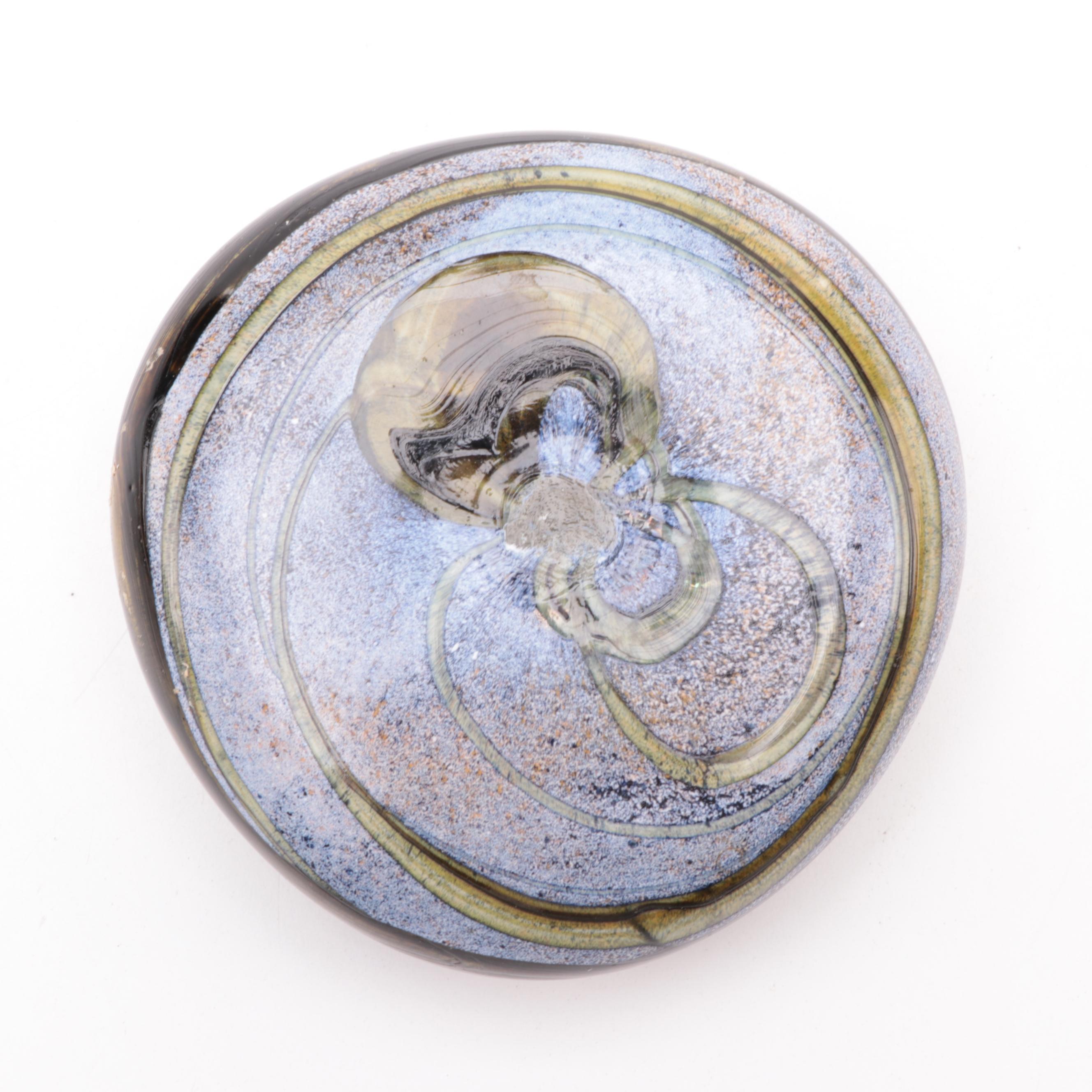 Gozo Maltese Art Glass Bird Figurines and "Seashell" Paperweight | EBTH