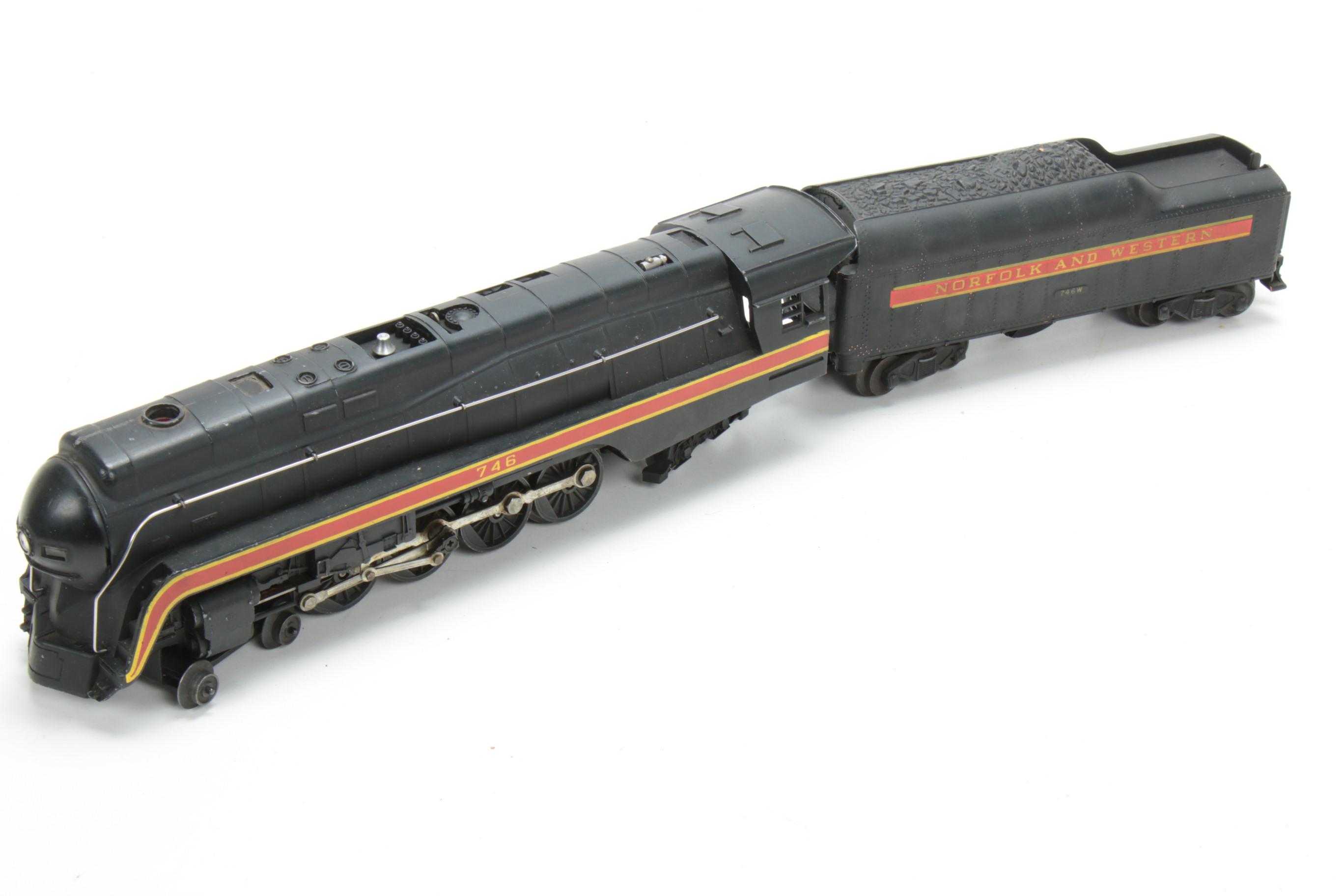 Lionel O Scale 746 Norfolk & Western Steam Locomotive and Tender | EBTH