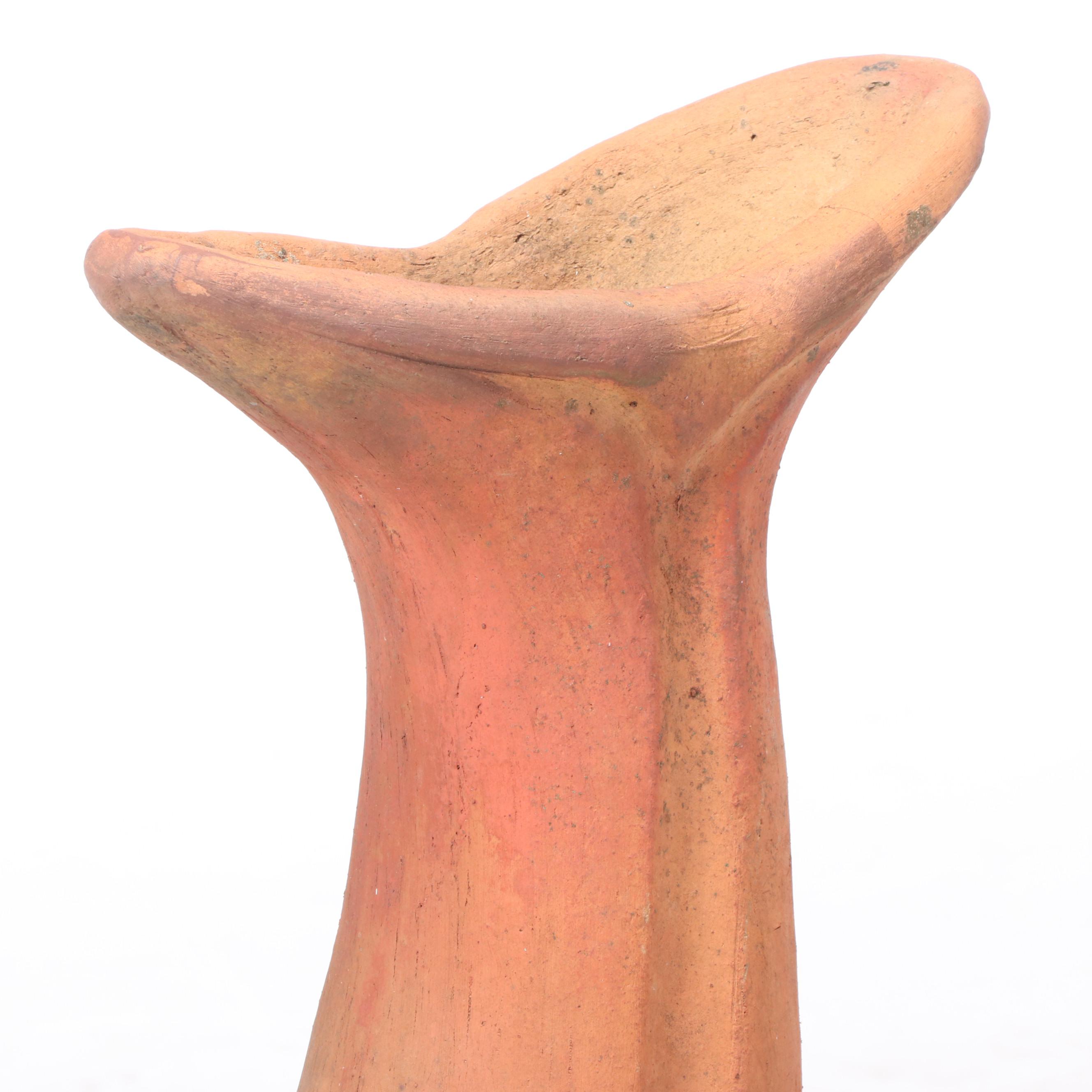 Terra Cotta Fish Form Patio Chiminea | EBTH