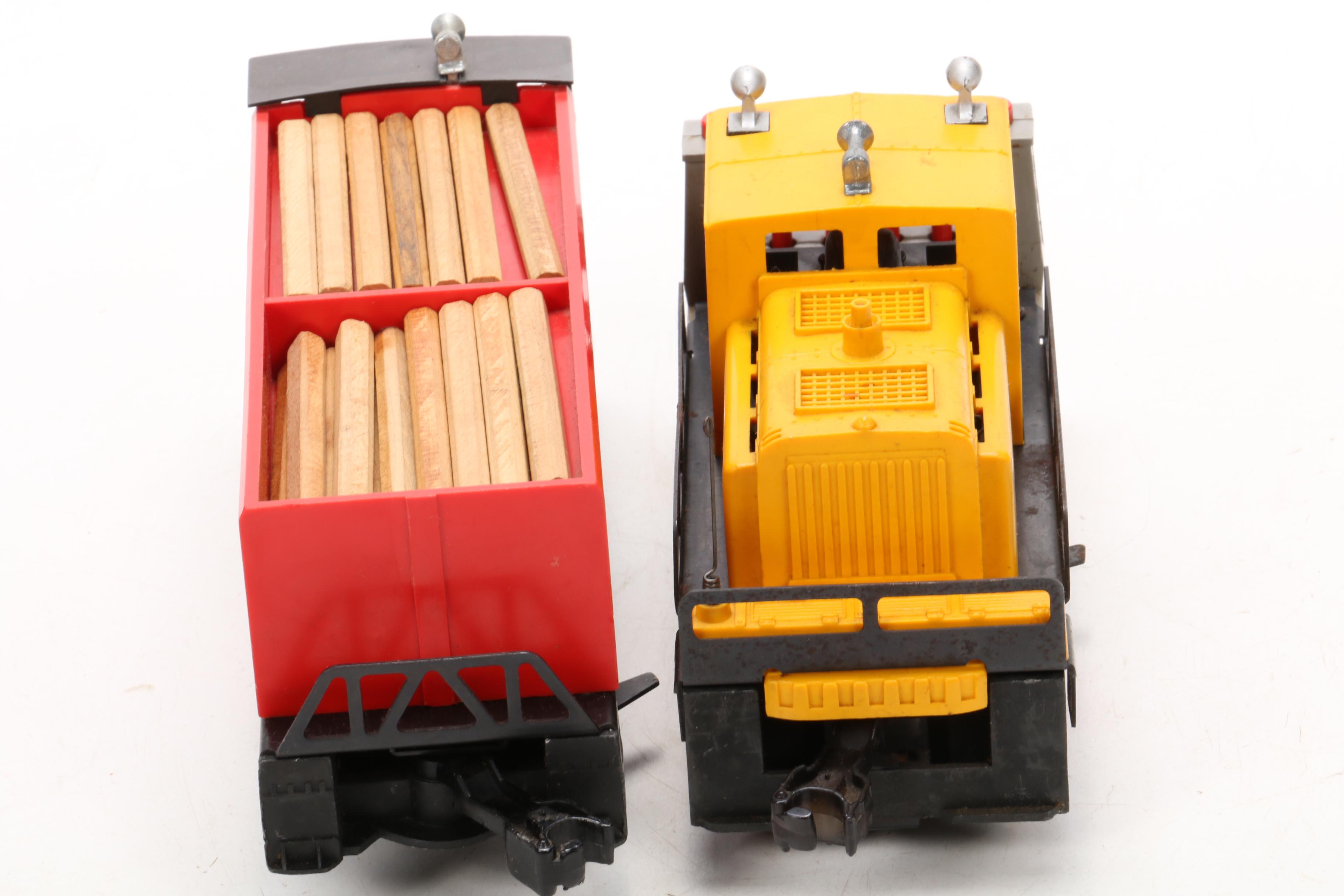 Lionel O Scale 5511 Pennsylvania Tie-Jector and 54 Ballast Tamper Cars ...