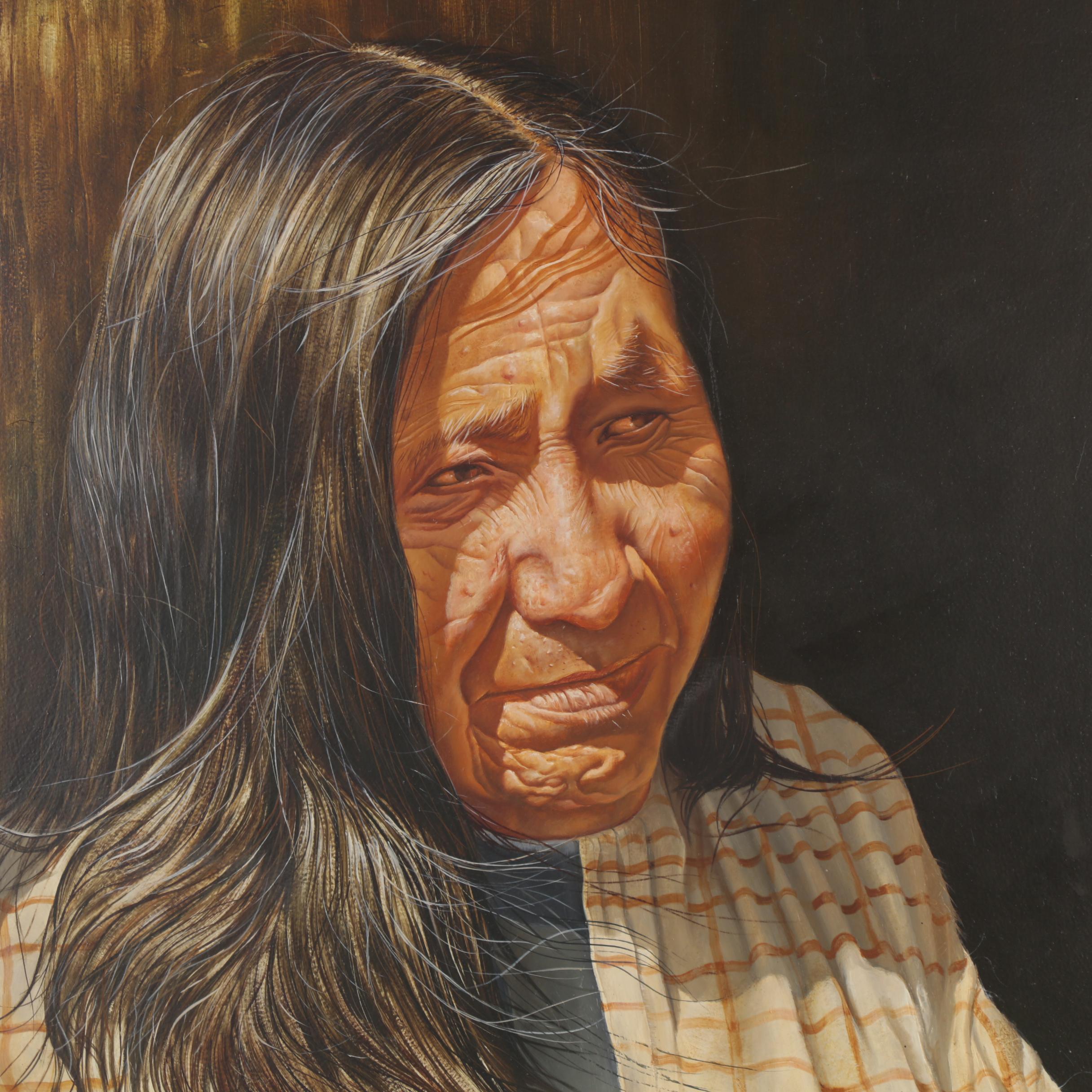 Paul Collins Oil Painting "Miss Sound Sleeper" | EBTH